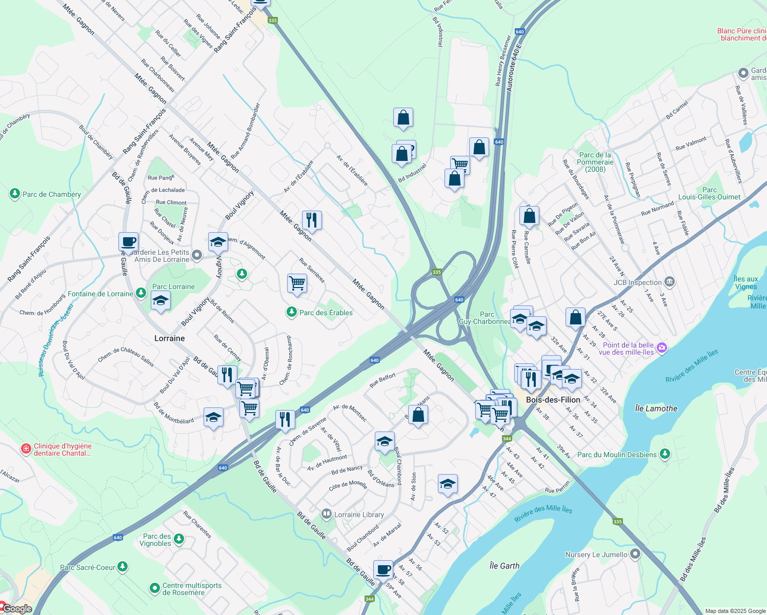 237 Montée Gagnon, Bois-des-Filion QC - Walk Score