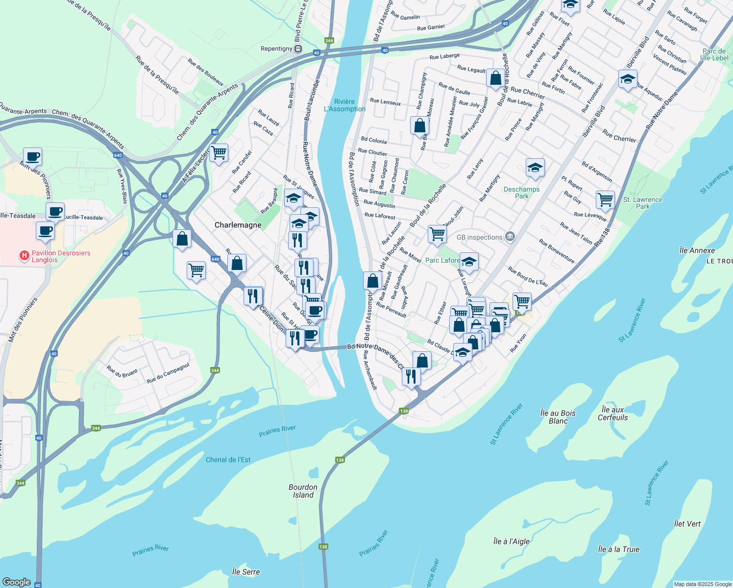 47 Boulevard de l'Assomption, Repentigny QC - Walk Score