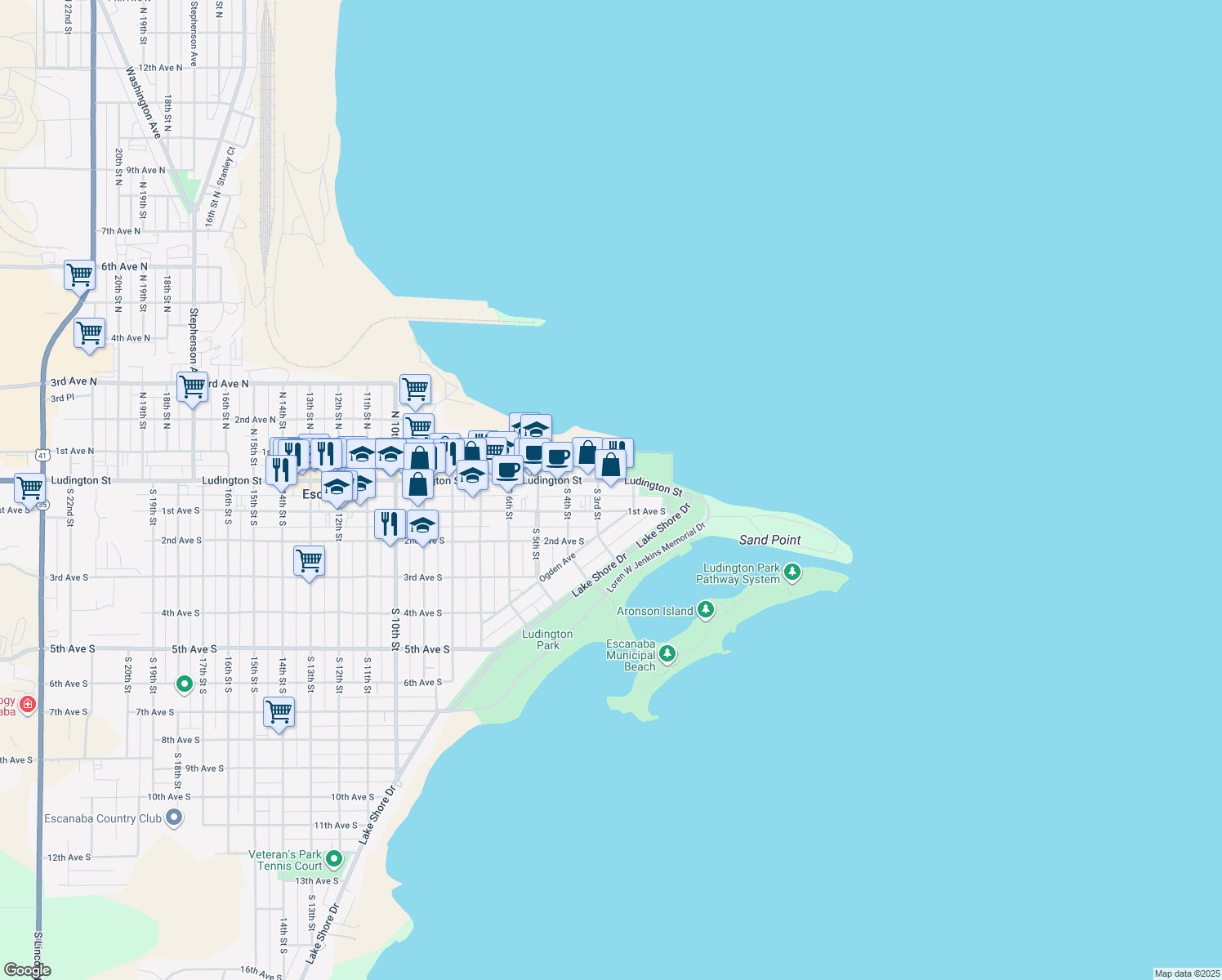 223 Ludington Street, Escanaba MI - Walk Score