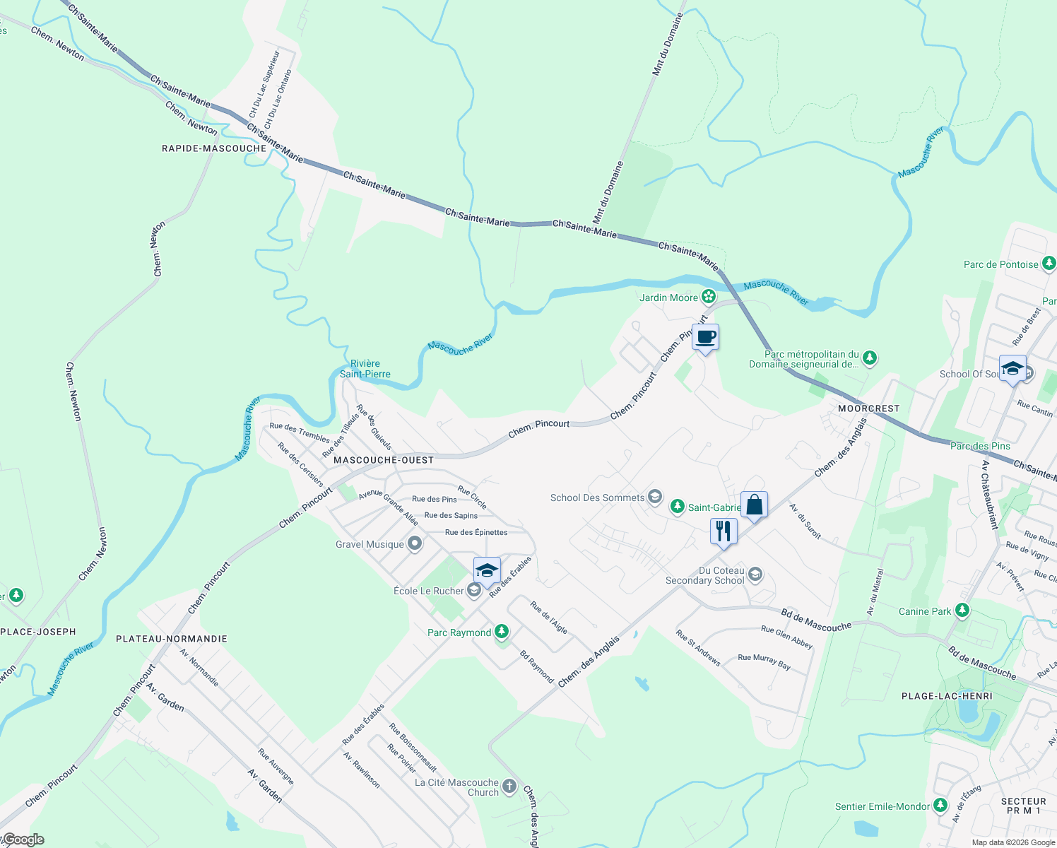 1115 Chemin Pincourt, Mascouche QC - Walk Score