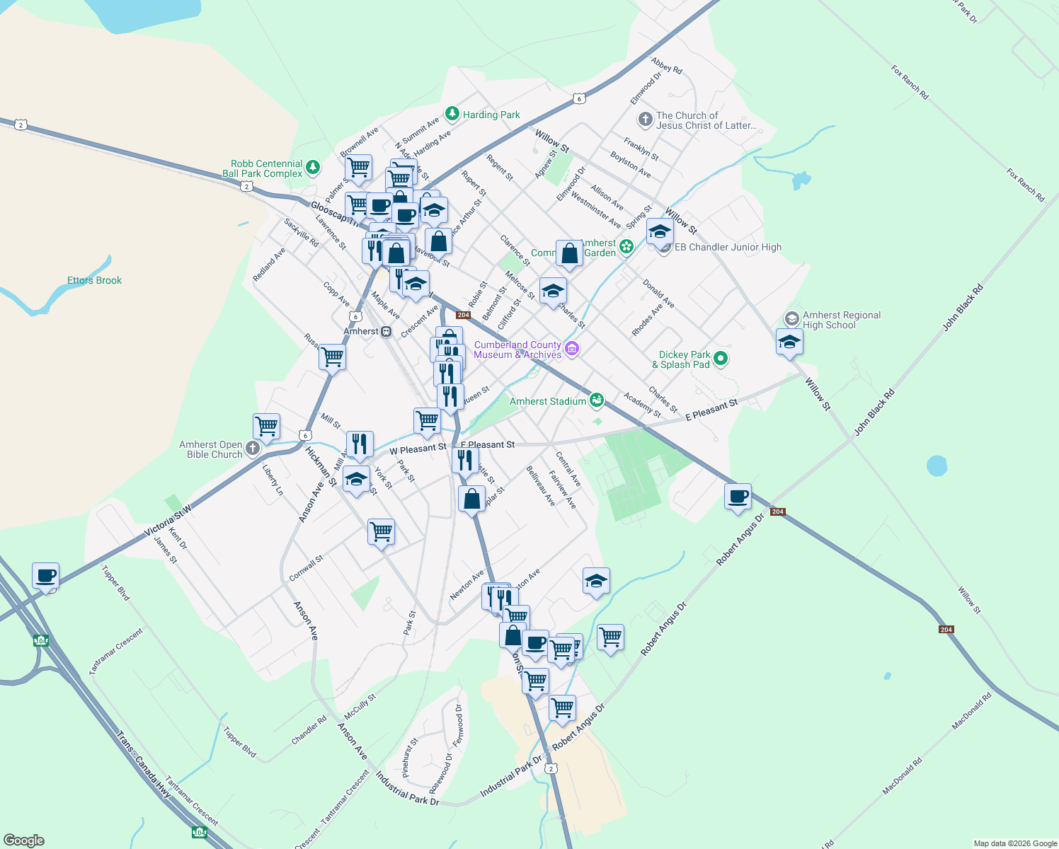 51 Croft Street, Amherst NS - Walk Score