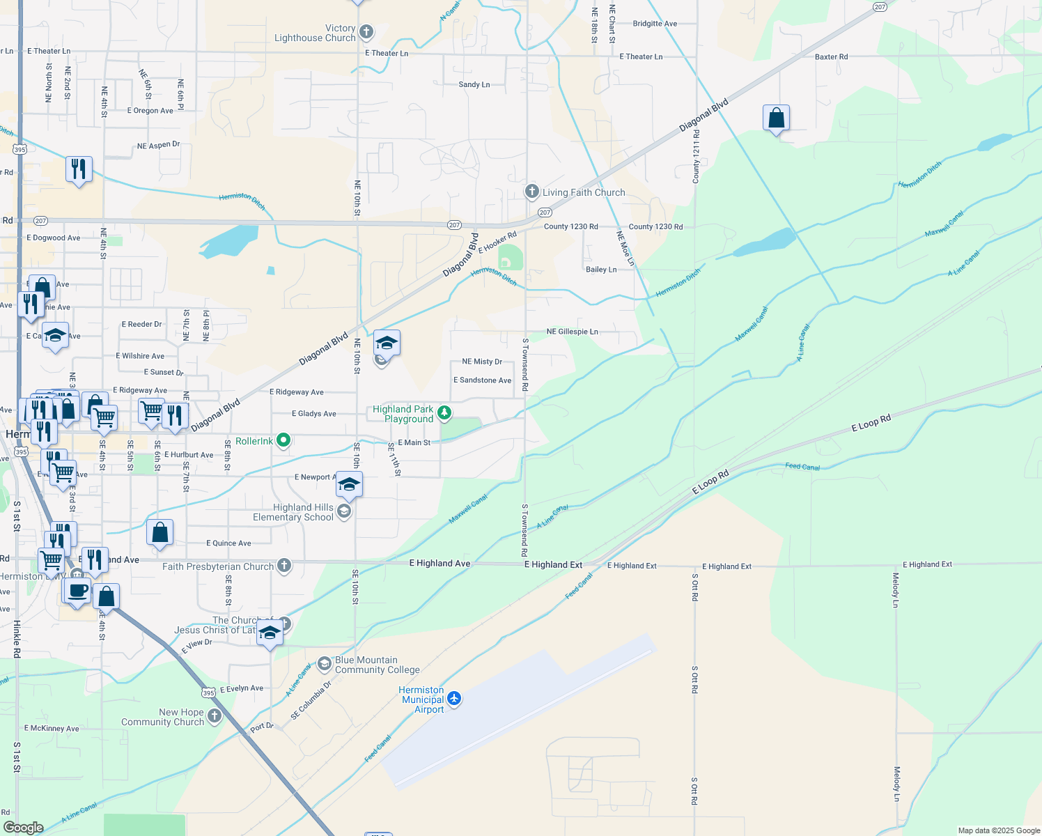 1563 East Main Street, Hermiston OR - Walk Score