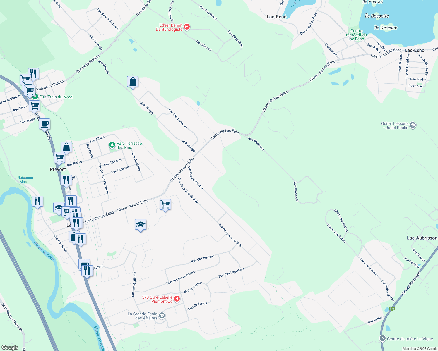 1101 Rue Edmond, Prévost QC - Walk Score