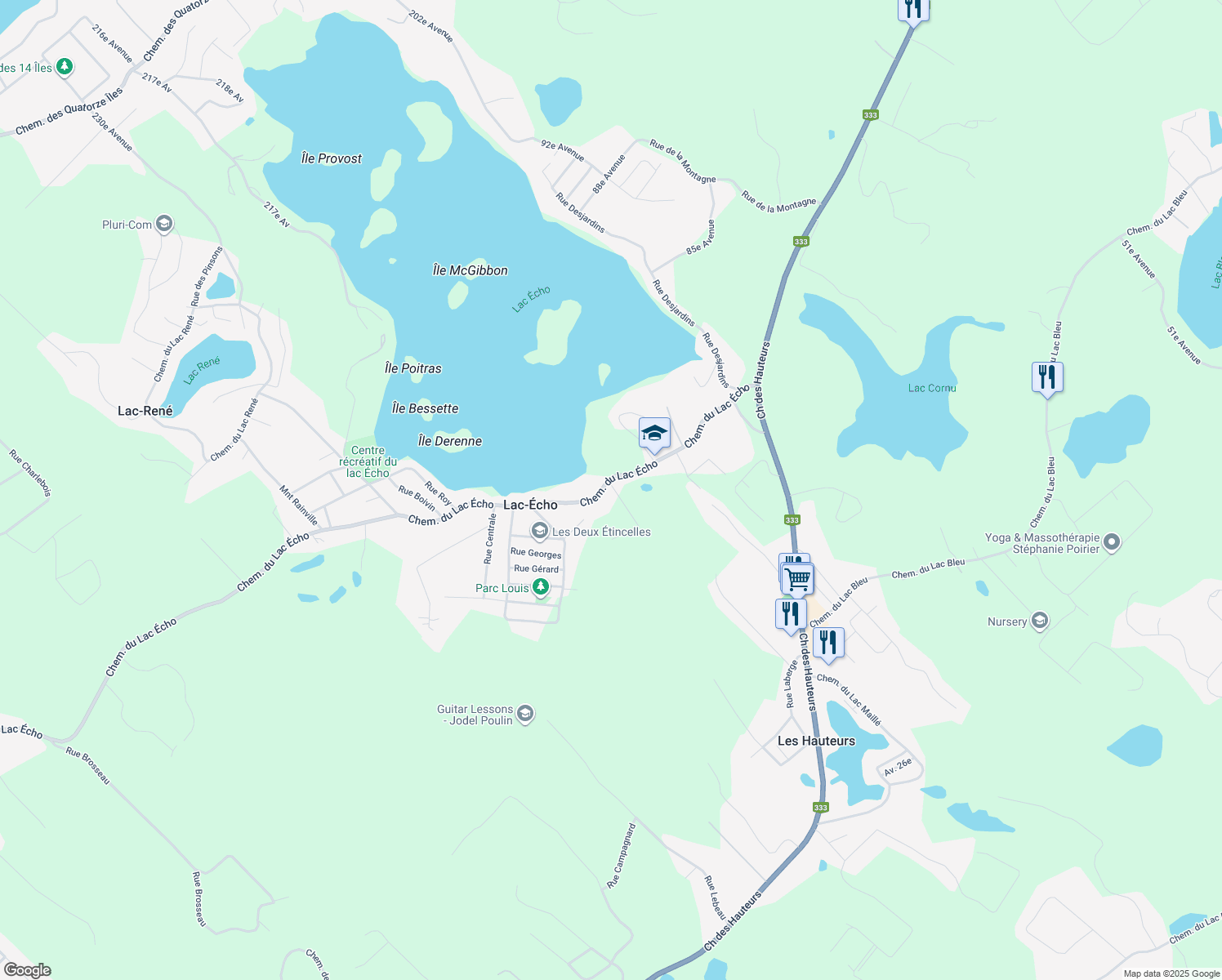 1743 Chemin du Lac Écho, Prévost QC - Walk Score