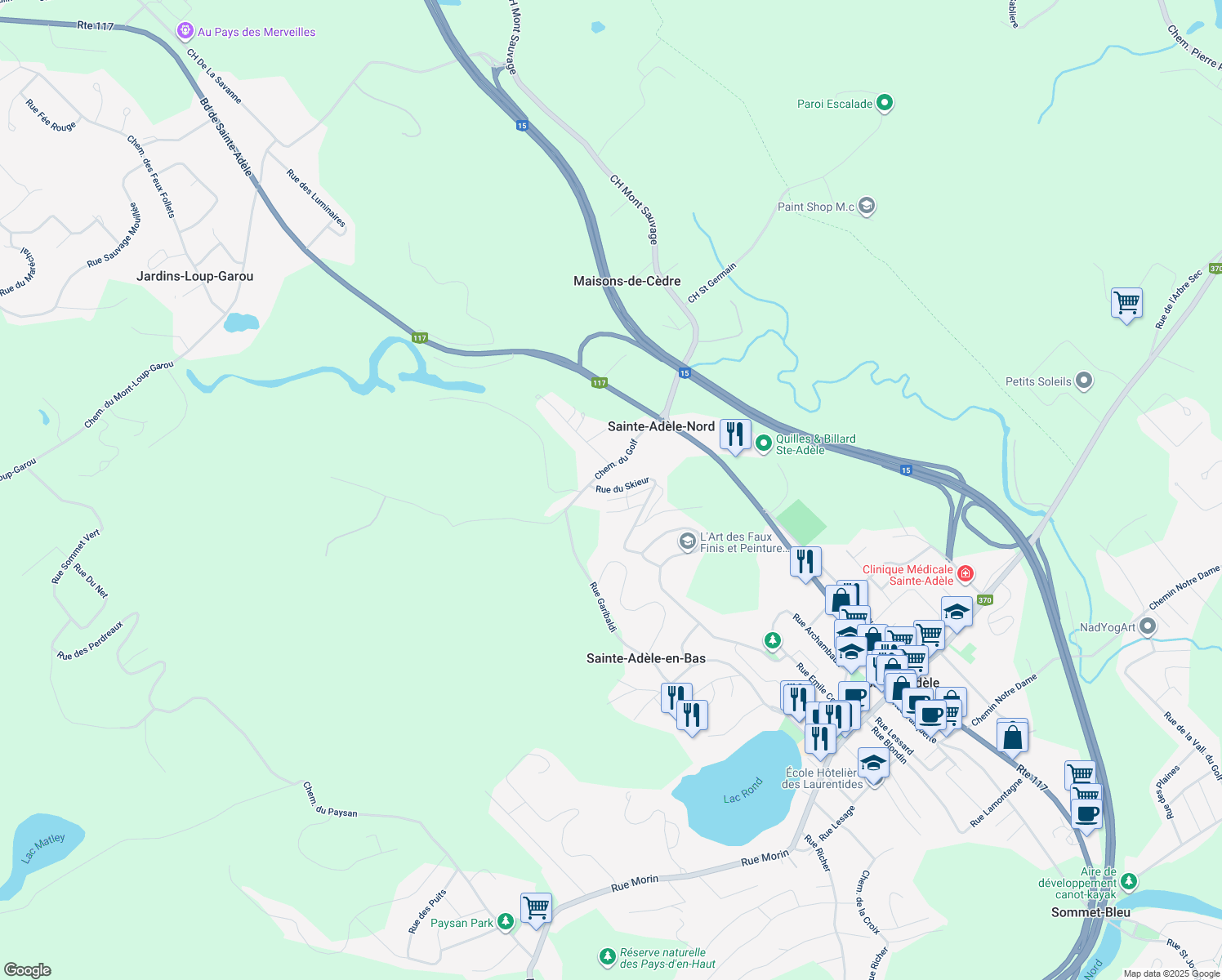 1988 Rue du Skieur, Sainte-Adèle QC - Walk Score