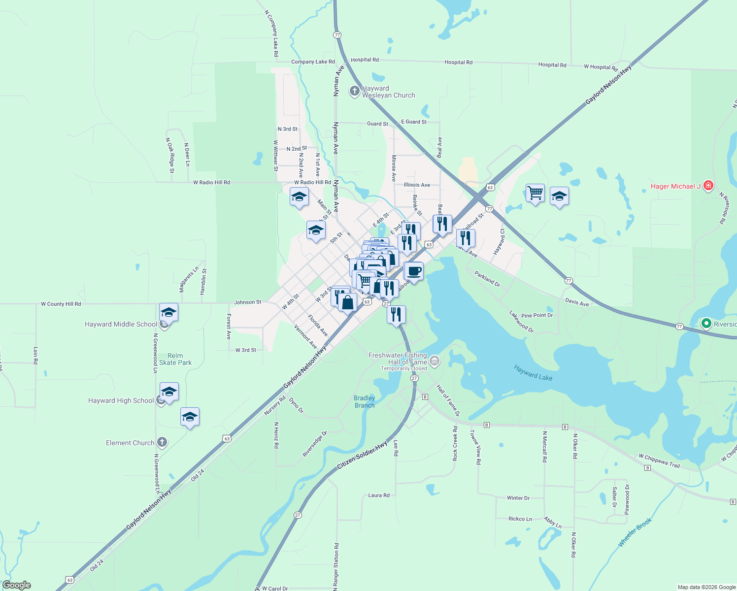 15834 US Highway 63, Hayward WI - Walk Score