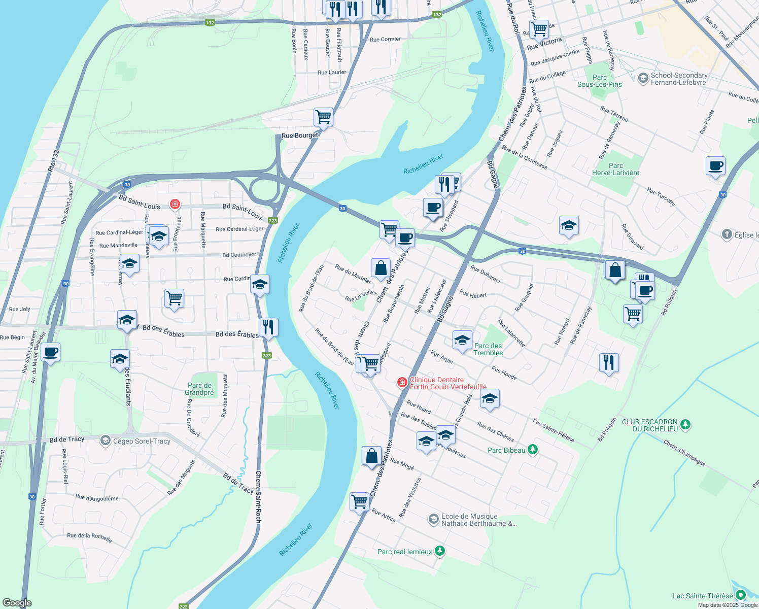 267 A Chemin des Patriotes, Sorel-Tracy QC - Walk Score