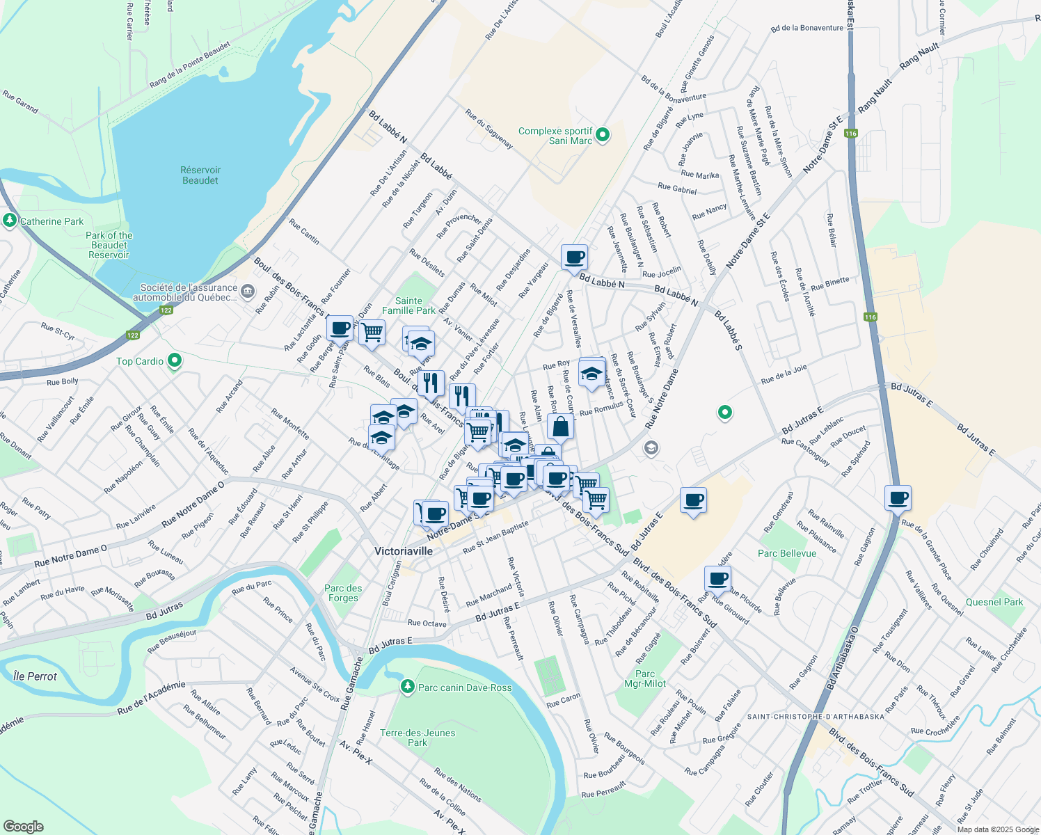 32 Rue Lavigne, Victoriaville QC - Walk Score