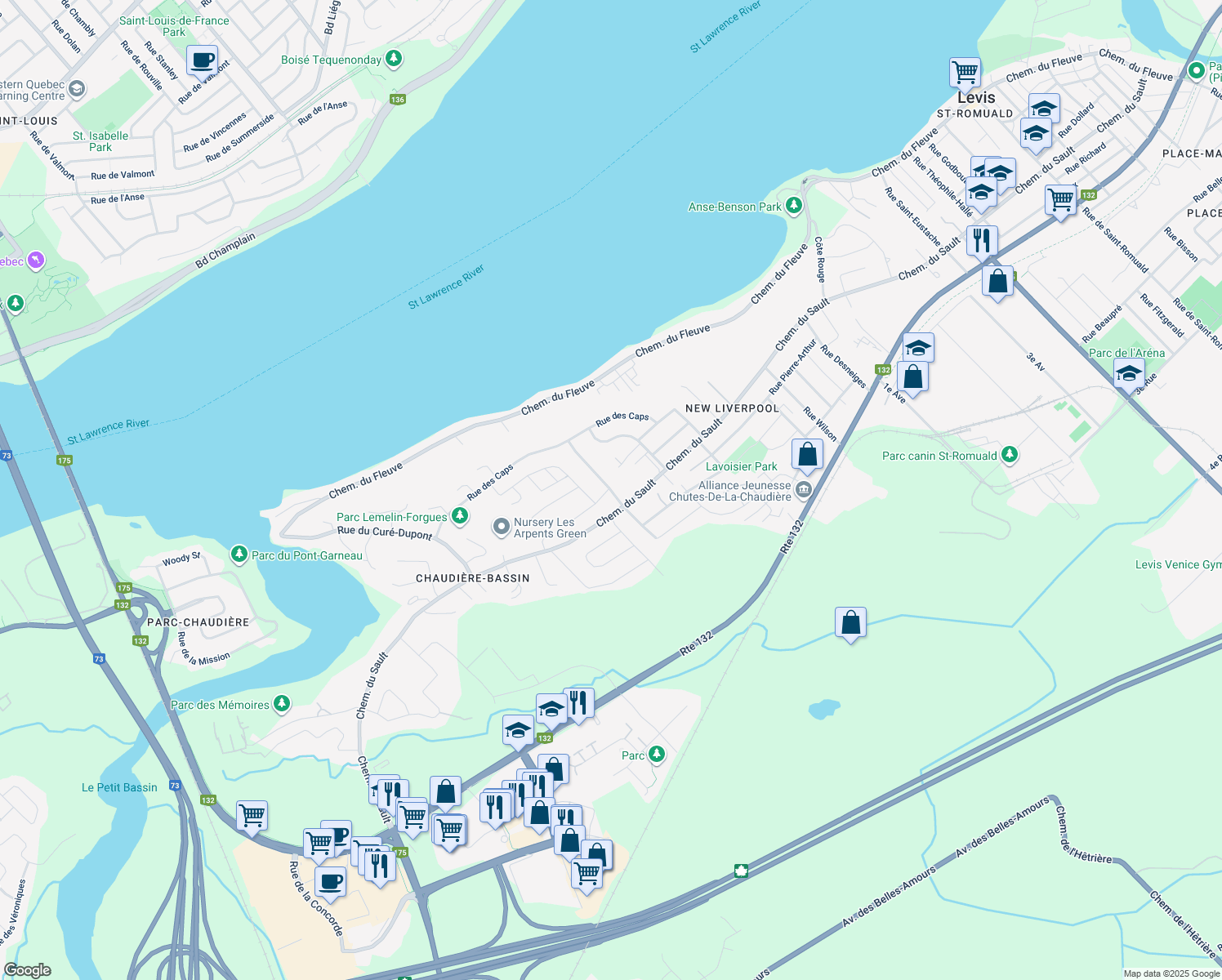Rue du Verger, Lévis QC - Walk Score