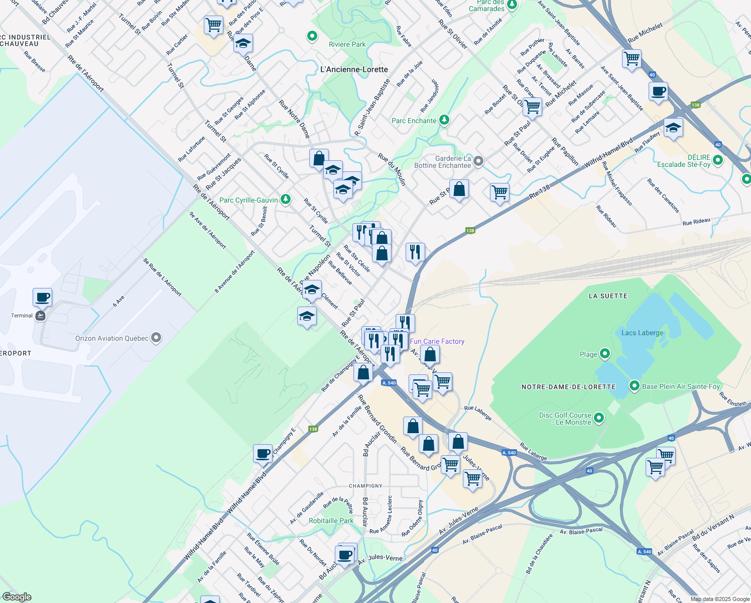 1220 Rue de la Colline, L'Ancienne-Lorette QC - Walk Score