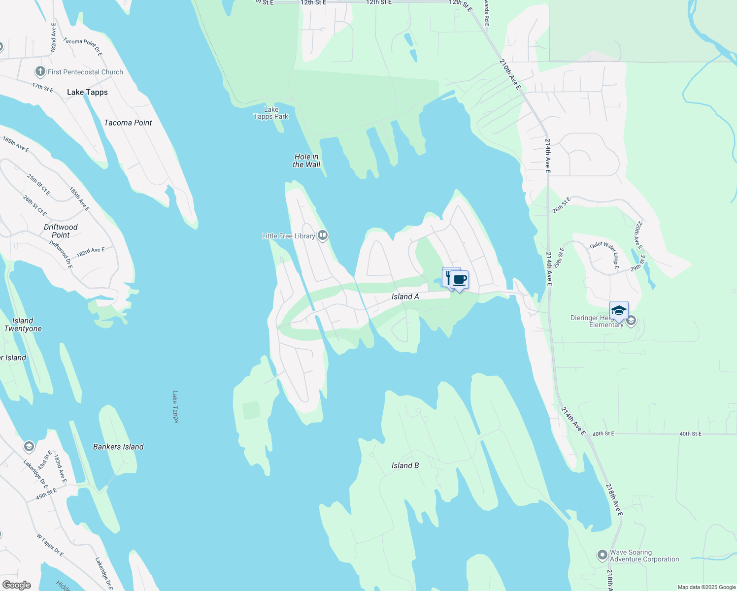 20211 Island Parkway East, Lake Tapps WA - Walk Score