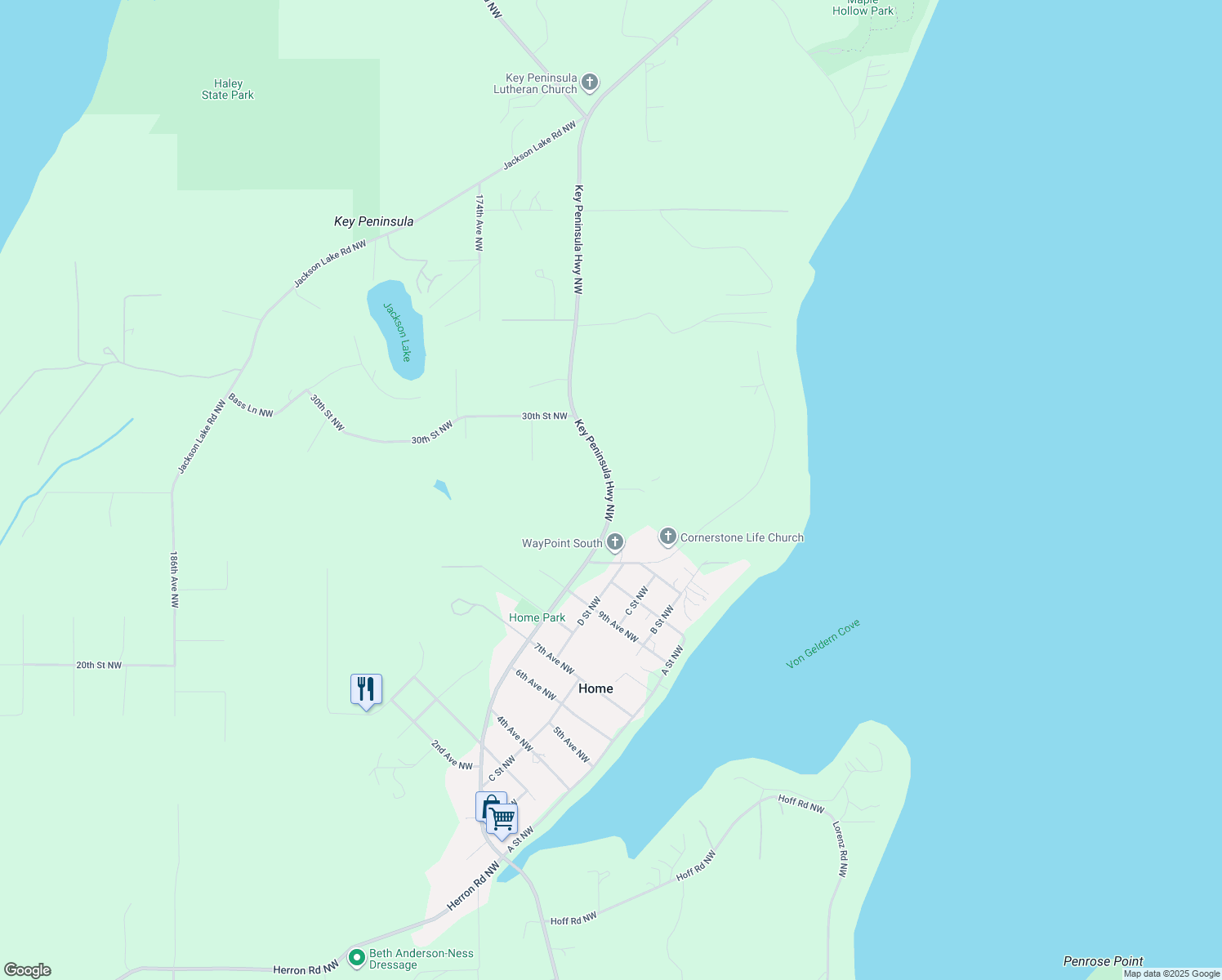 2627 Key Peninsula Highway North, Lakebay WA - Walk Score