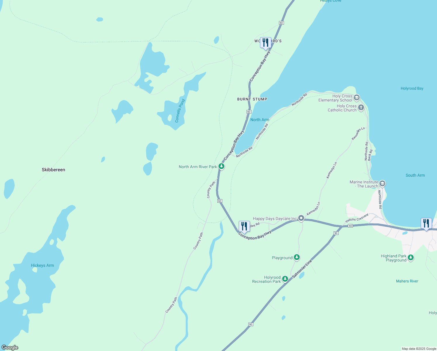 615 Conception Bay Highway, Holyrood NL - Walk Score