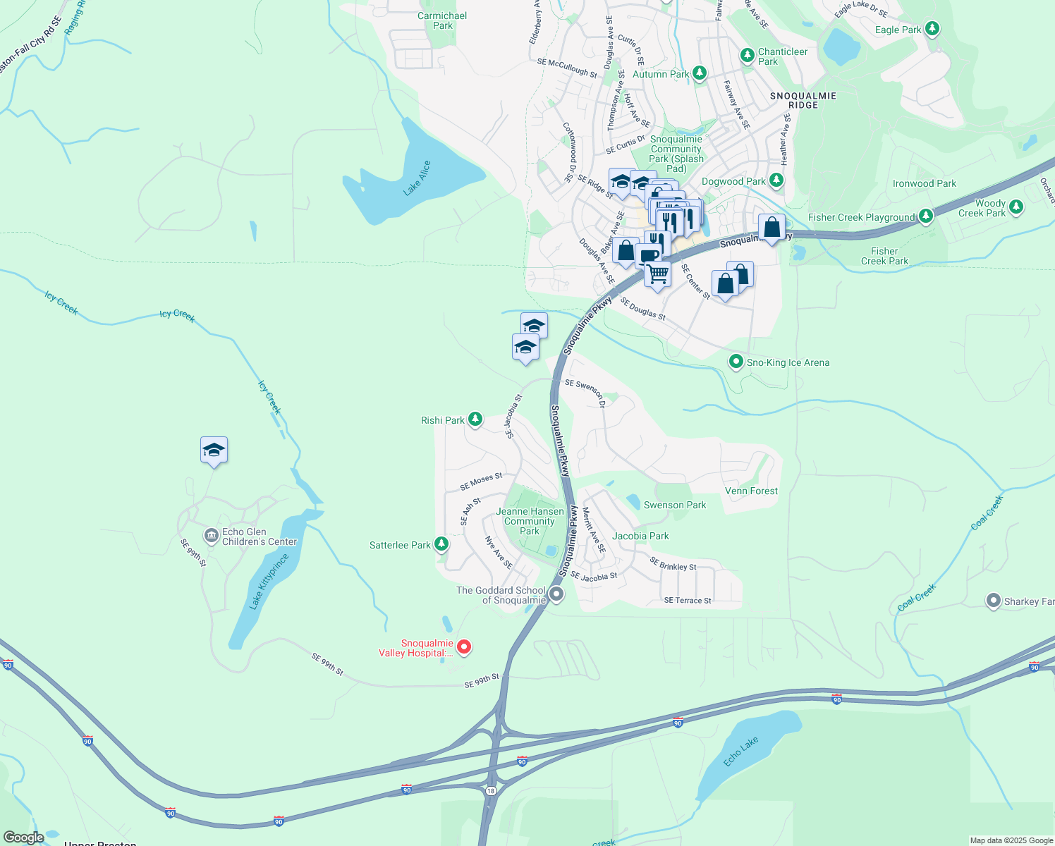 Snoqualmie Ridge Trail, Snoqualmie WA - Walk Score