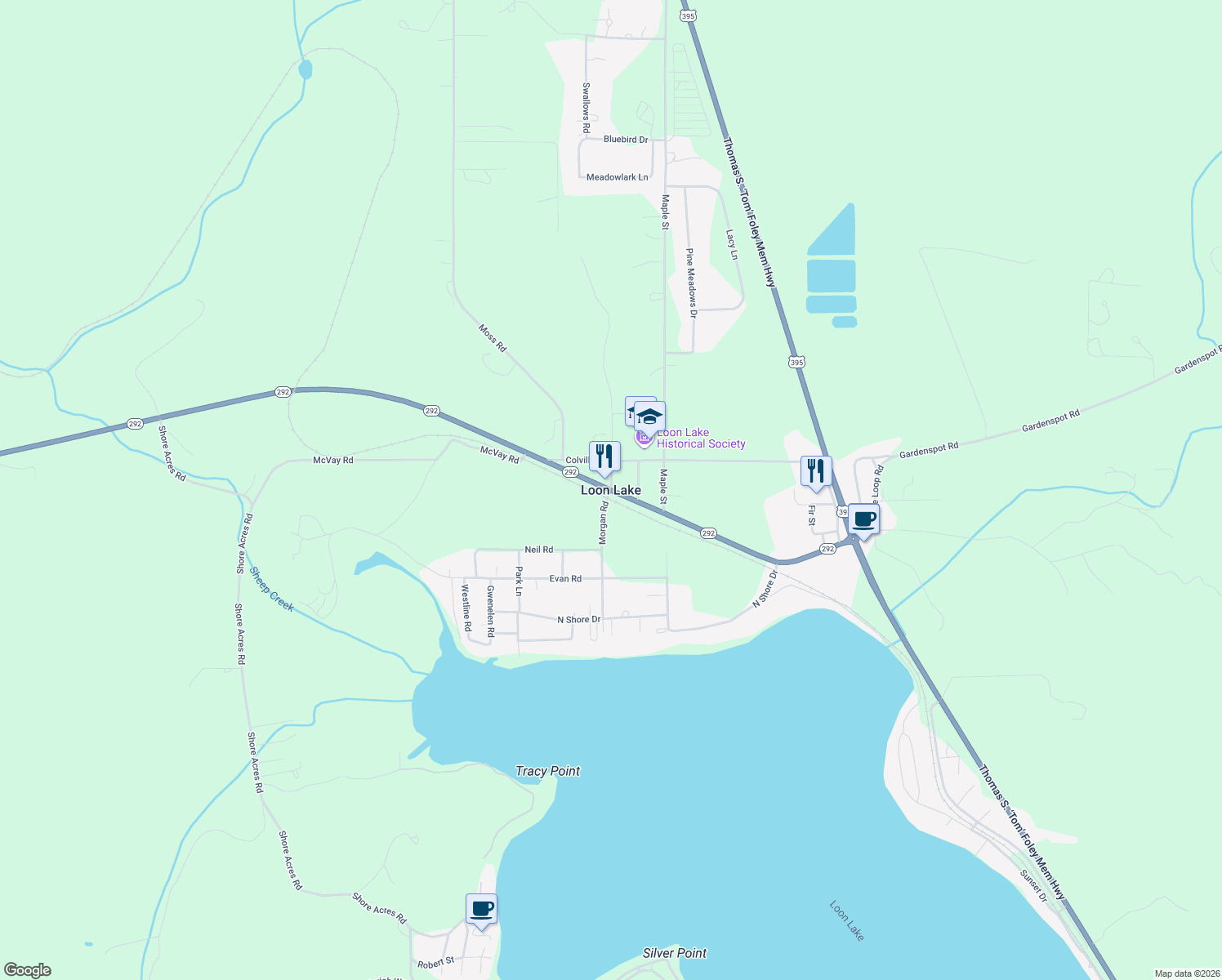 Loon Lake WA - Walk Score