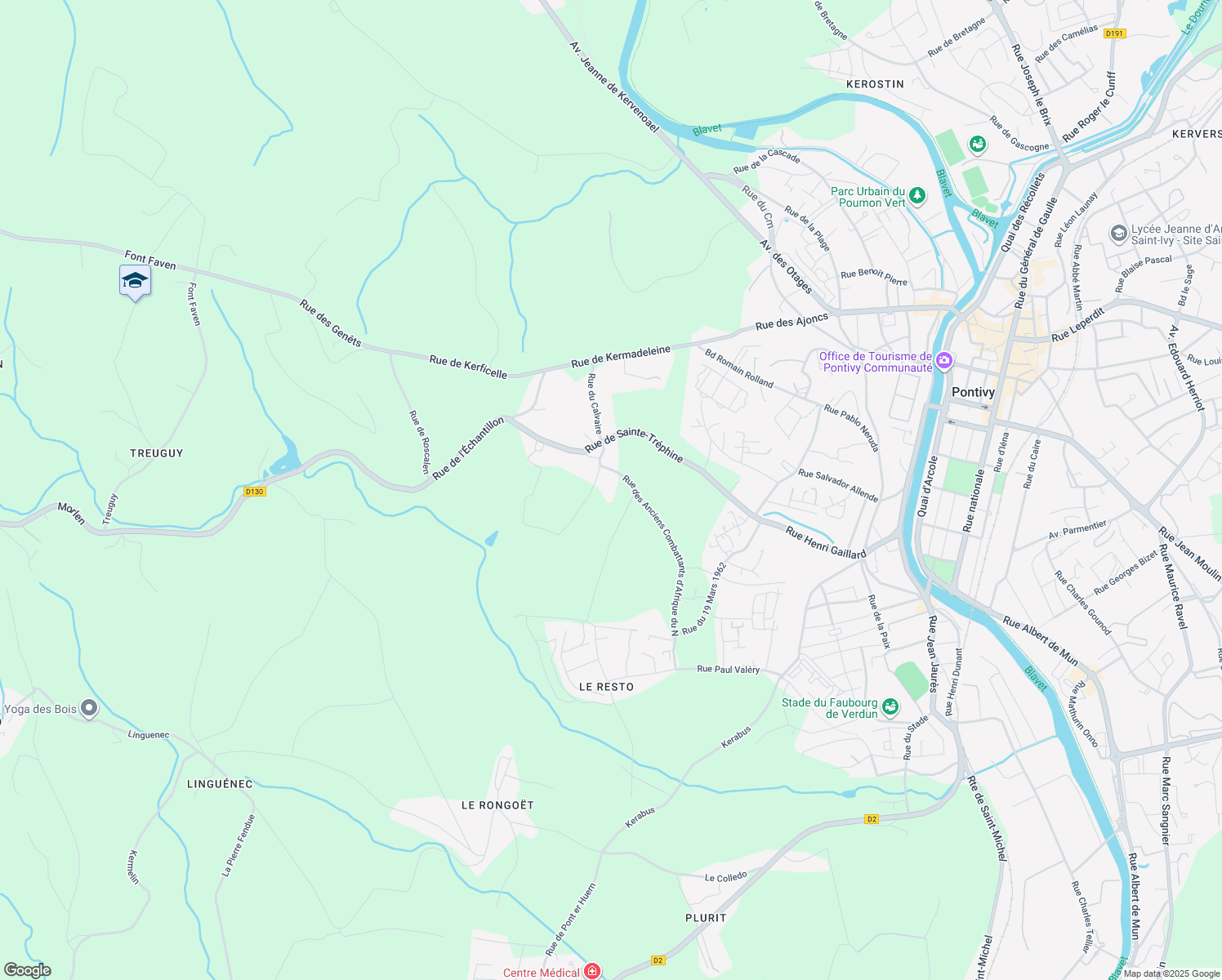 4 Rue des Anciens Combattants d'Afrique du Nord, Pontivy Bretagne ...