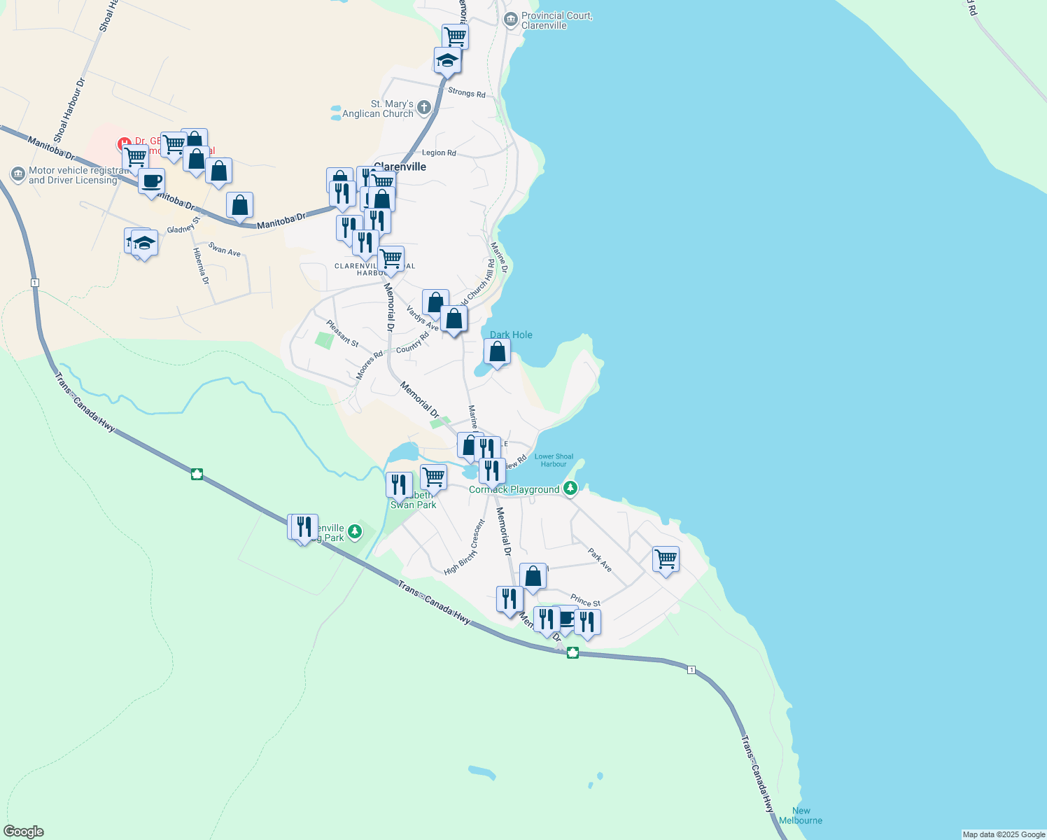 2 Bayview Road Extension, Clarenville NL - Walk Score
