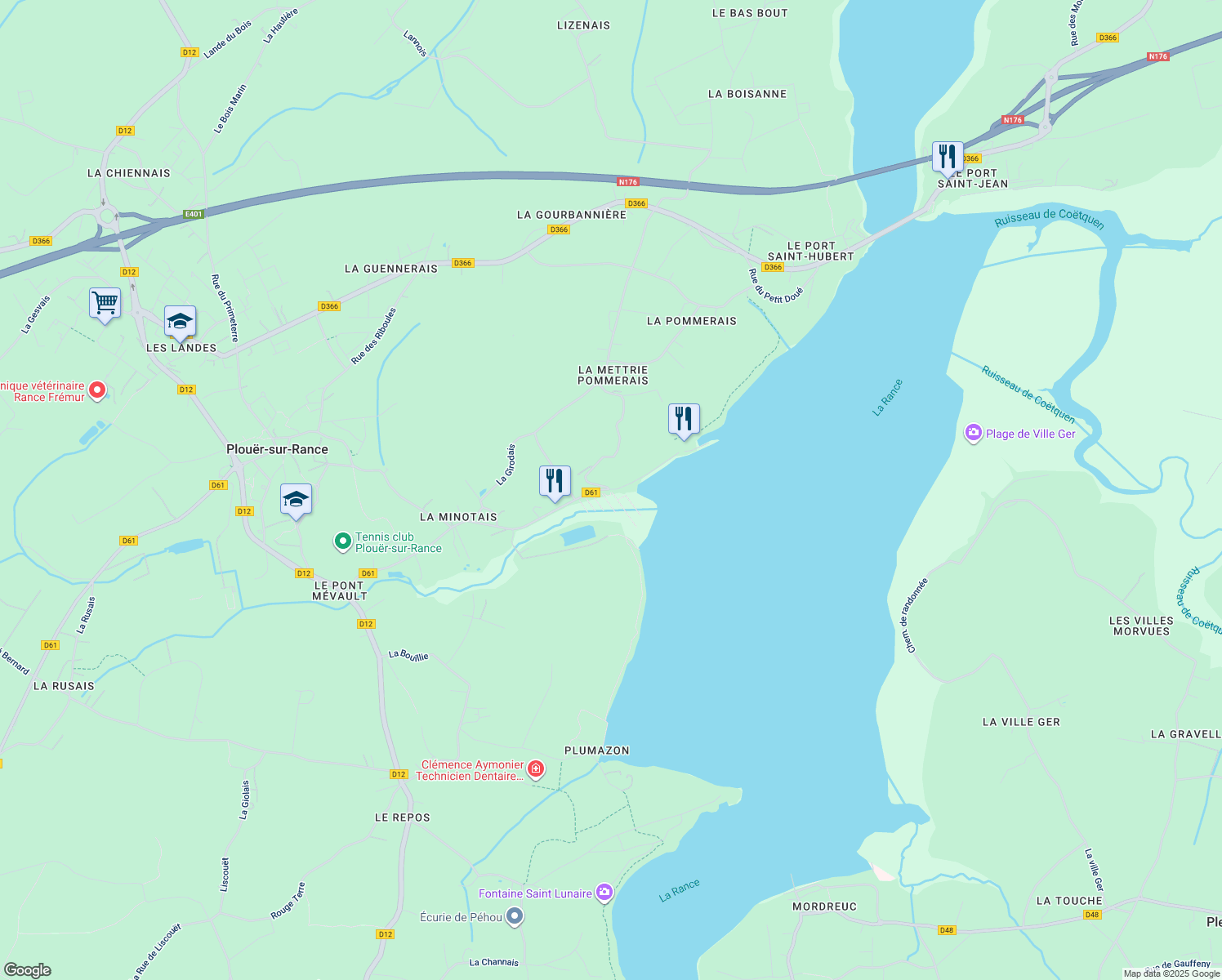 1 Le Moulin de Plouer, Plouër-sur-Rance Brittany - Walk Score