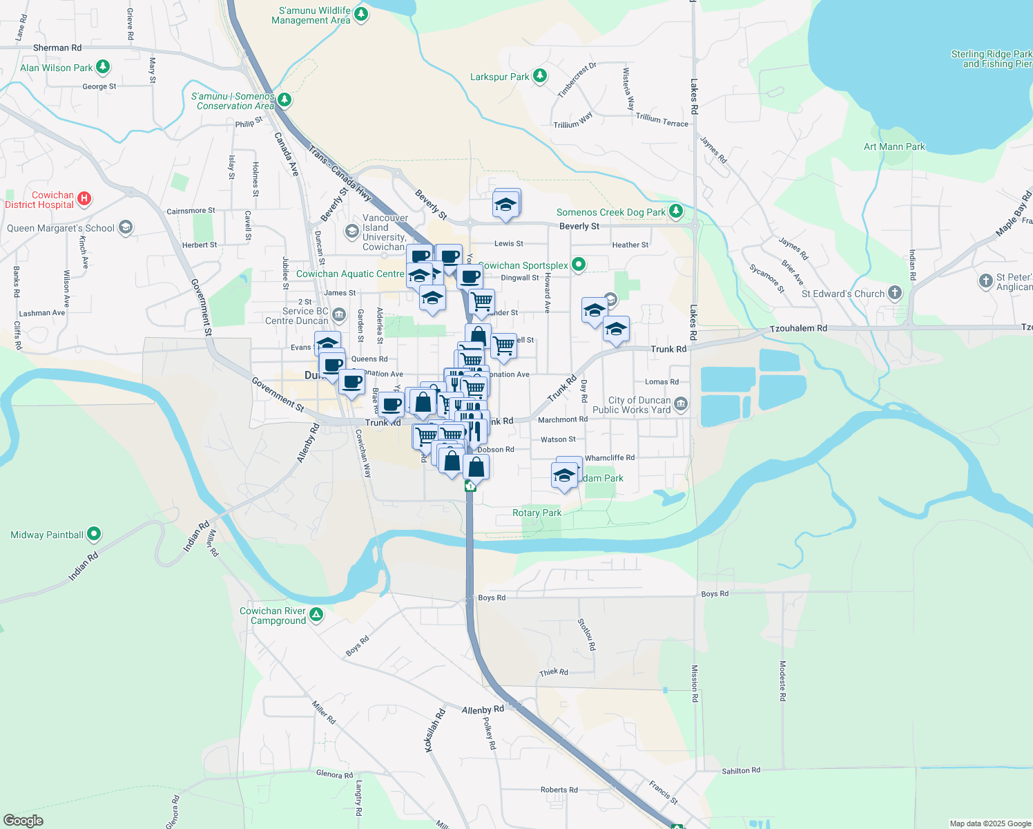 671 Trunk Road, Duncan BC - Walk Score