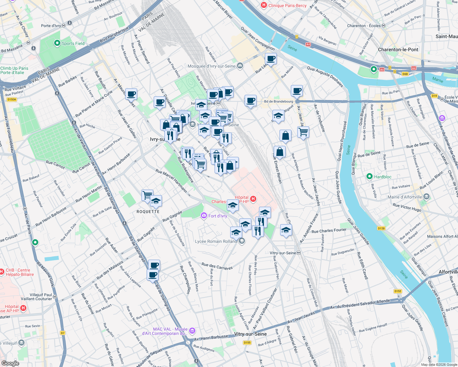 5 Avenue de la République, Ivry-sur-Seine Île-de-France - Walk Score