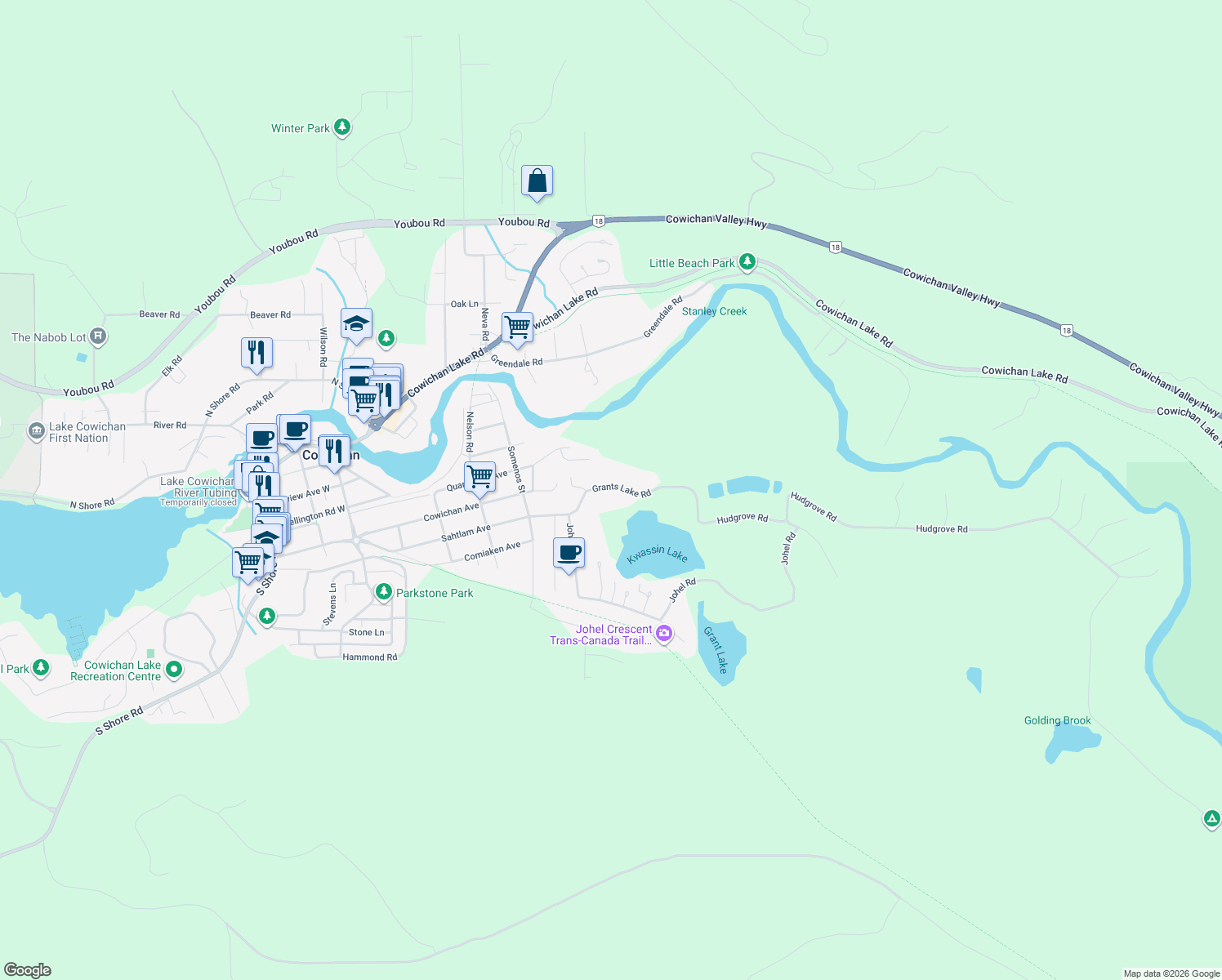 Youbou BC - Walk Score