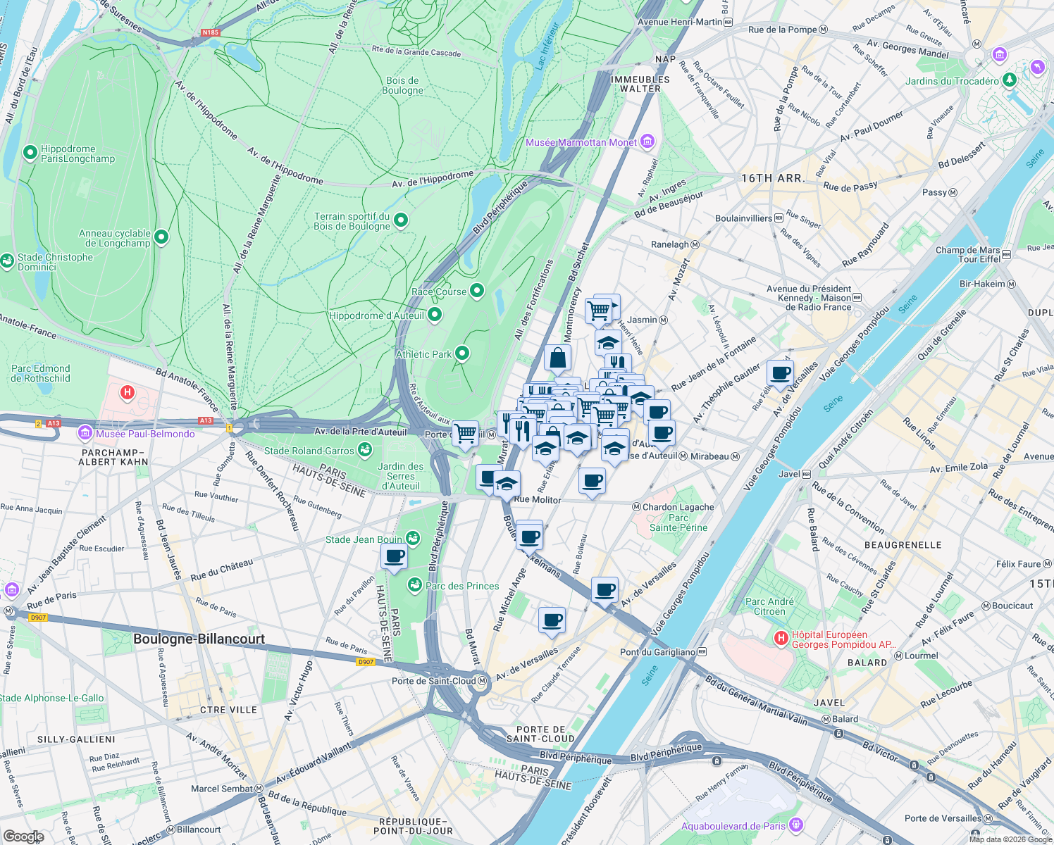 78 Rue d'Auteuil, Paris IDF - Walk Score