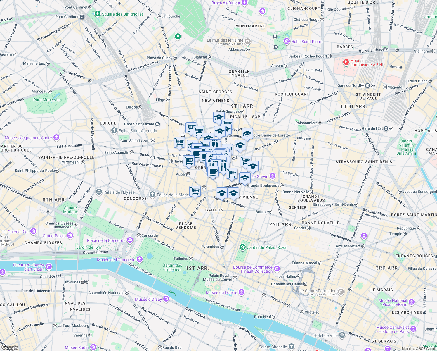 23 Boulevard Haussmann, Paris IDF - Walk Score