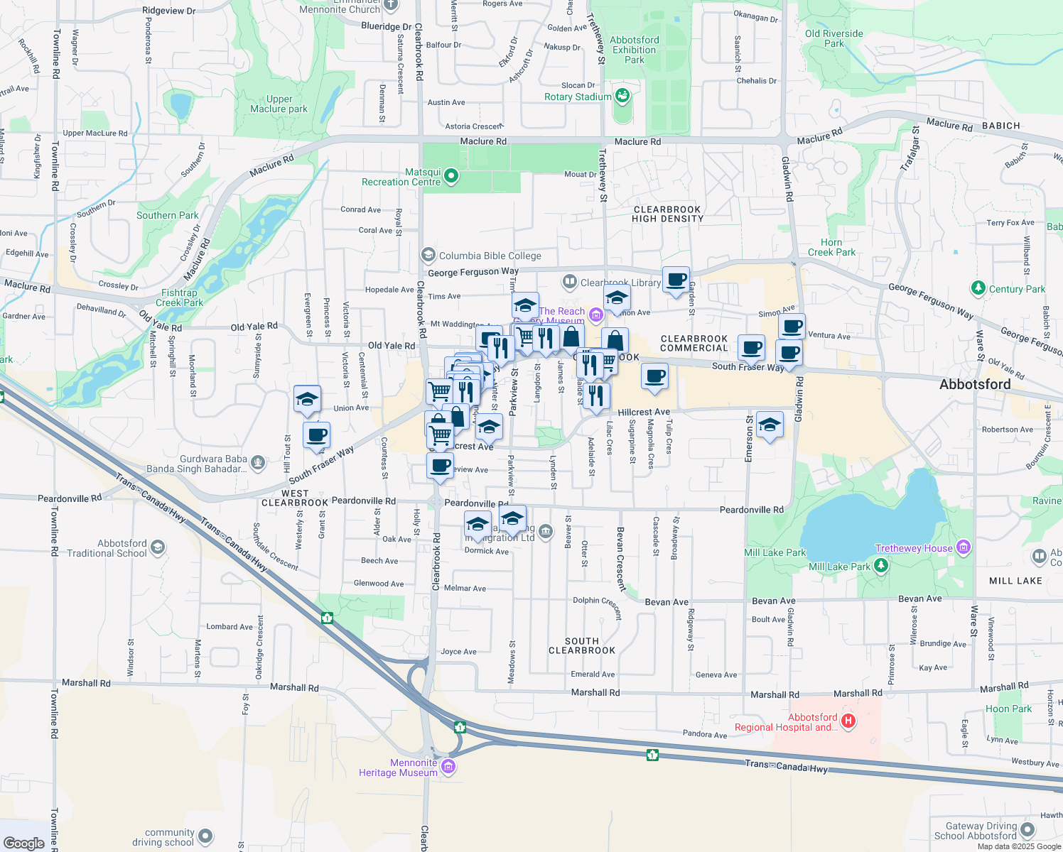 2563 Langdon Street, Abbotsford BC - Walk Score