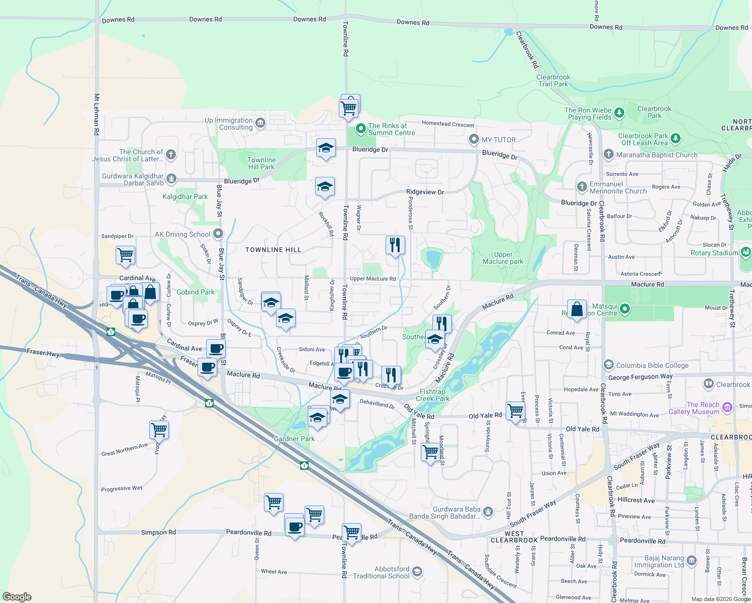 3160 Townline Road, Abbotsford BC - Walk Score