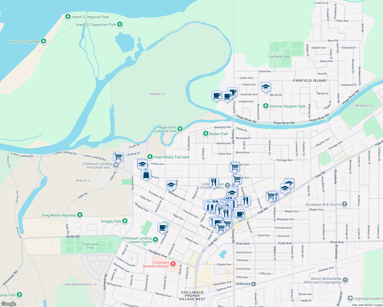 9716 Corbould Street, Chilliwack BC - Walk Score