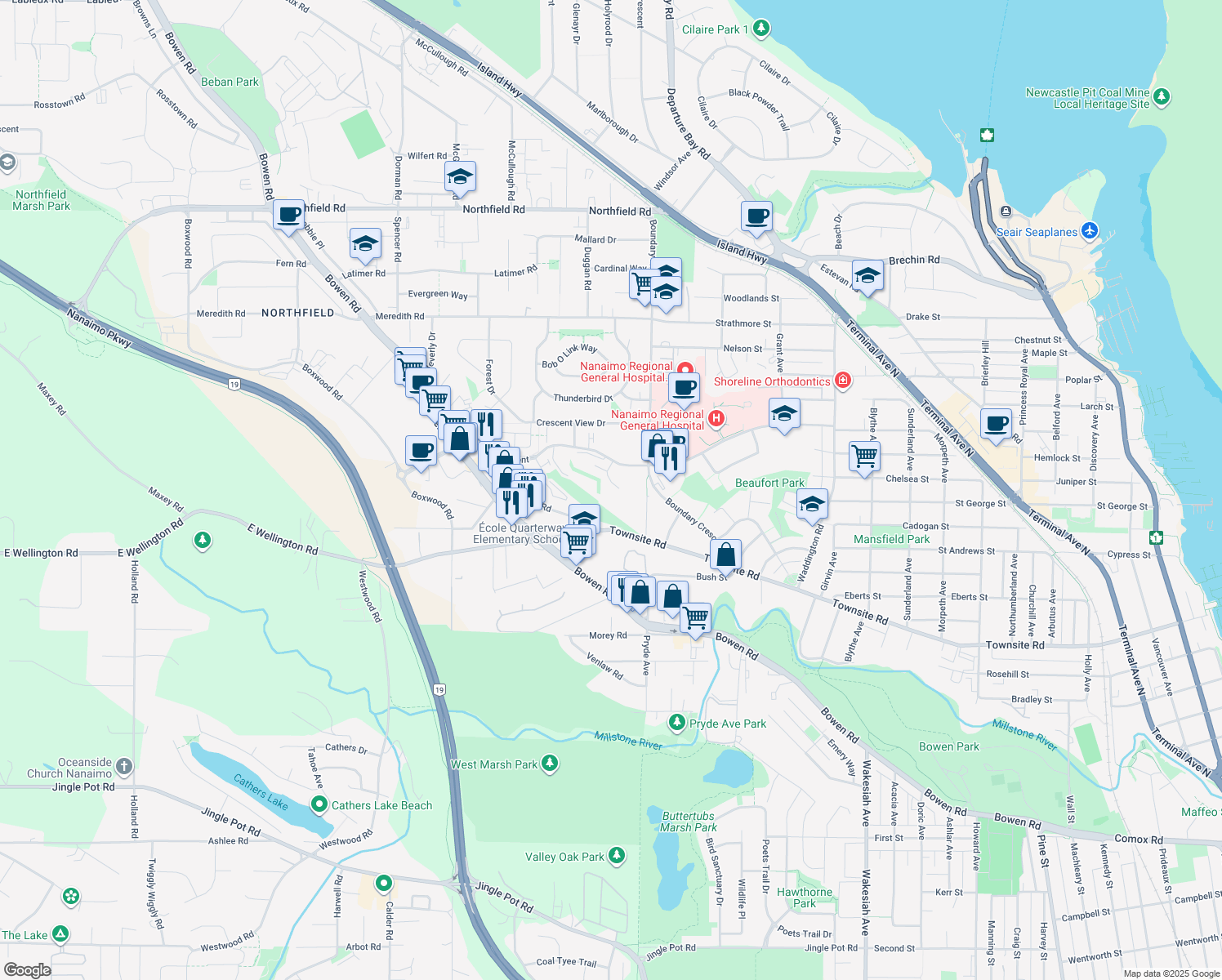 1633 Dufferin Crescent, Nanaimo BC - Walk Score