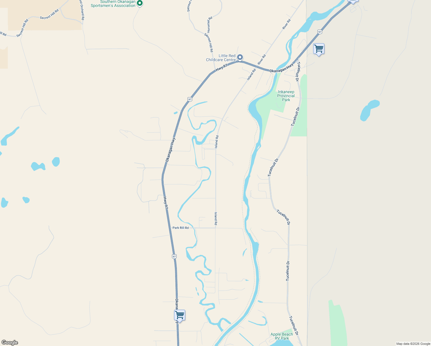 7466 Island Road, Oliver BC - Walk Score