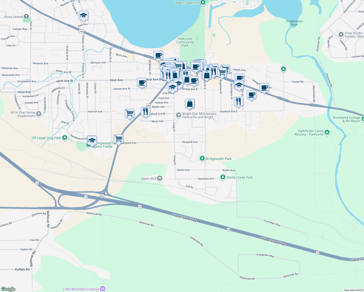 109 Aurora Street, Parksville BC - Walk Score