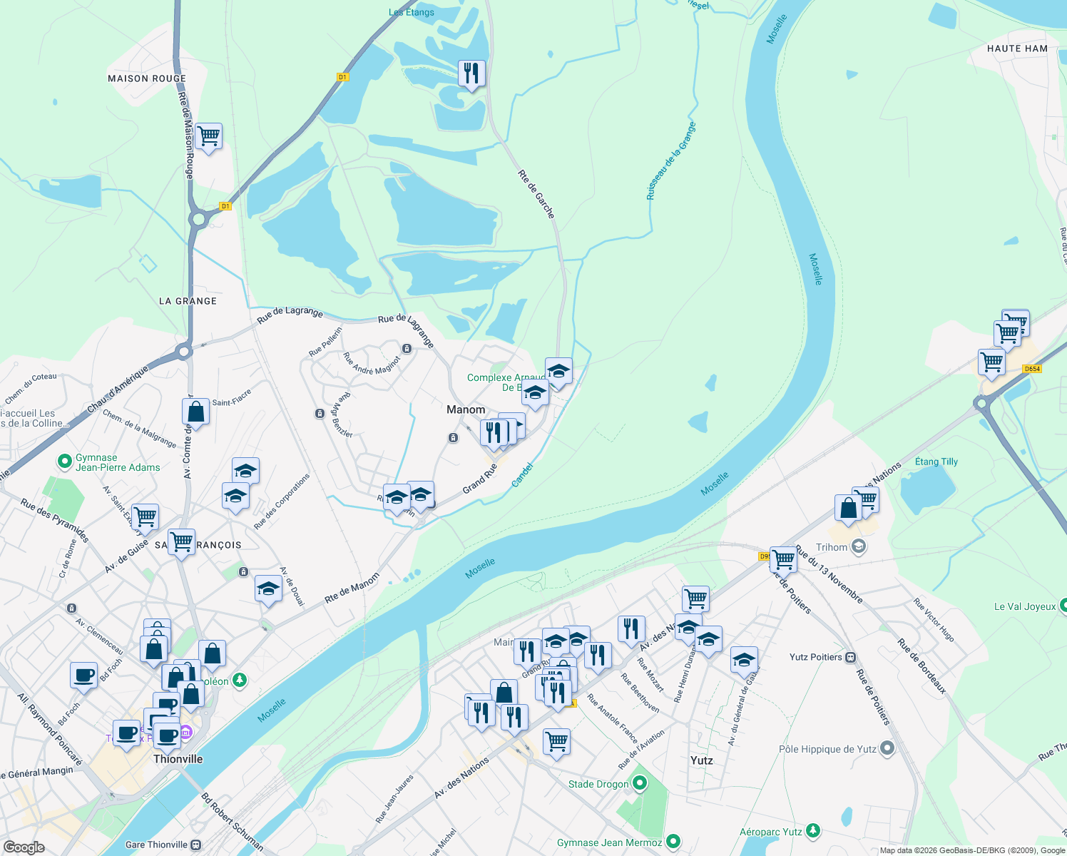 1 Route de Garche, Manom Lorraine - Walk Score