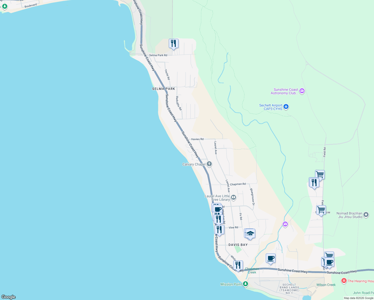 4997 Sunshine Coast Highway, Sechelt BC - Walk Score