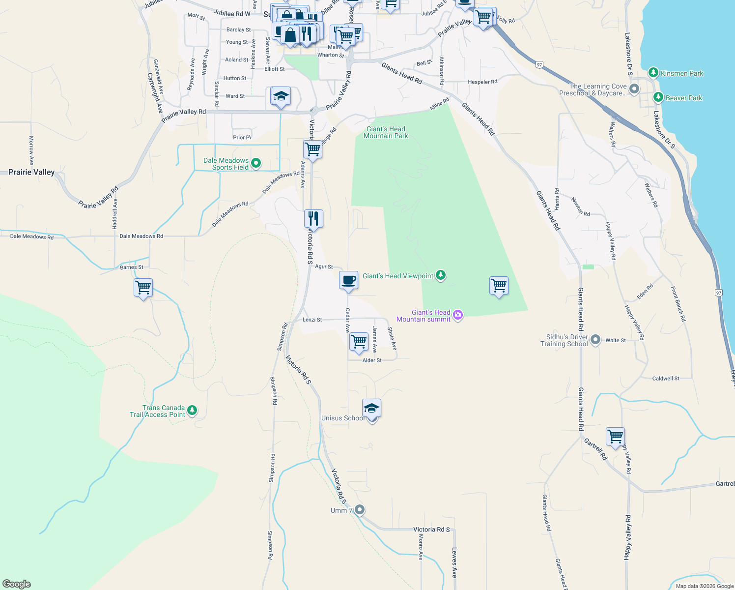 Bland Street, Summerland BC - Walk Score