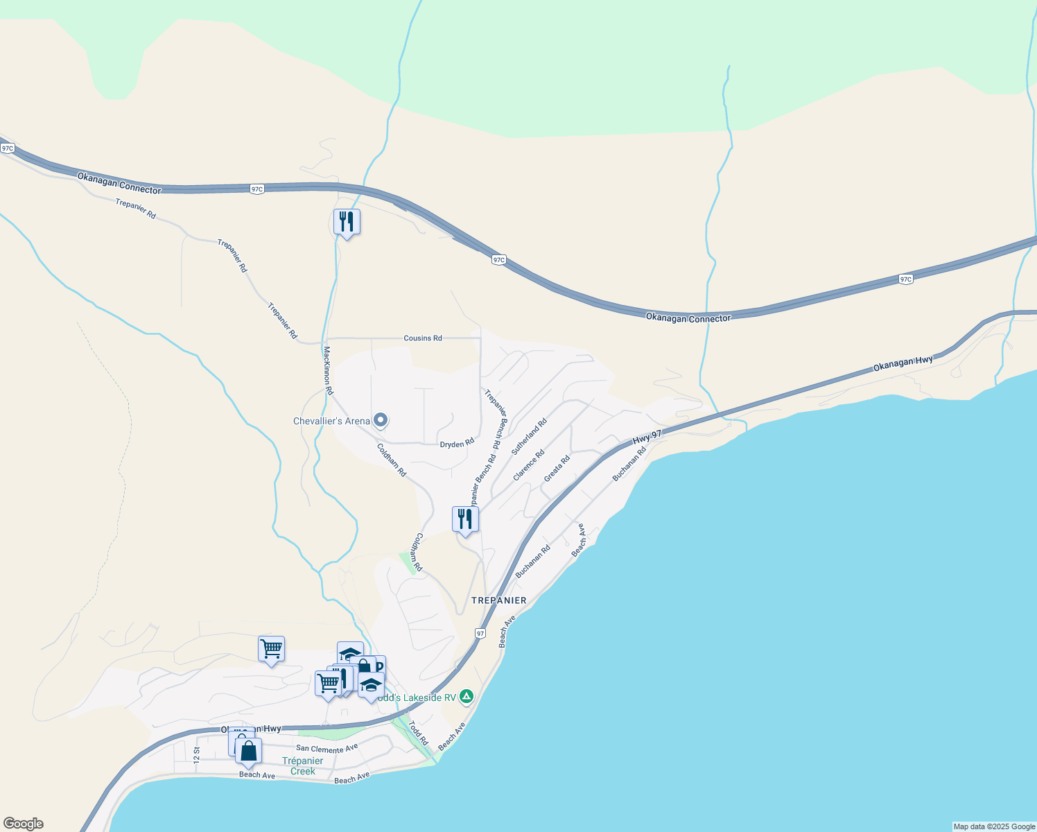 5165 Trepanier Bench Road, Peachland BC - Walk Score