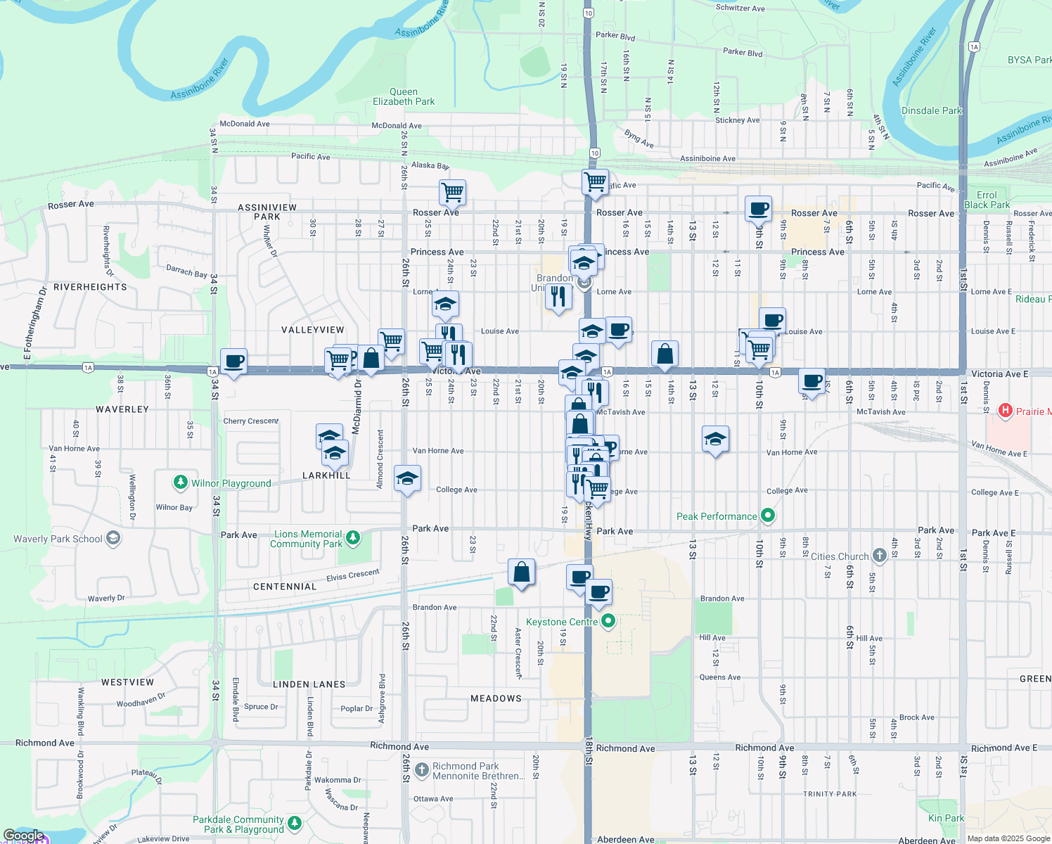 611 21st Street, Brandon MB - Walk Score
