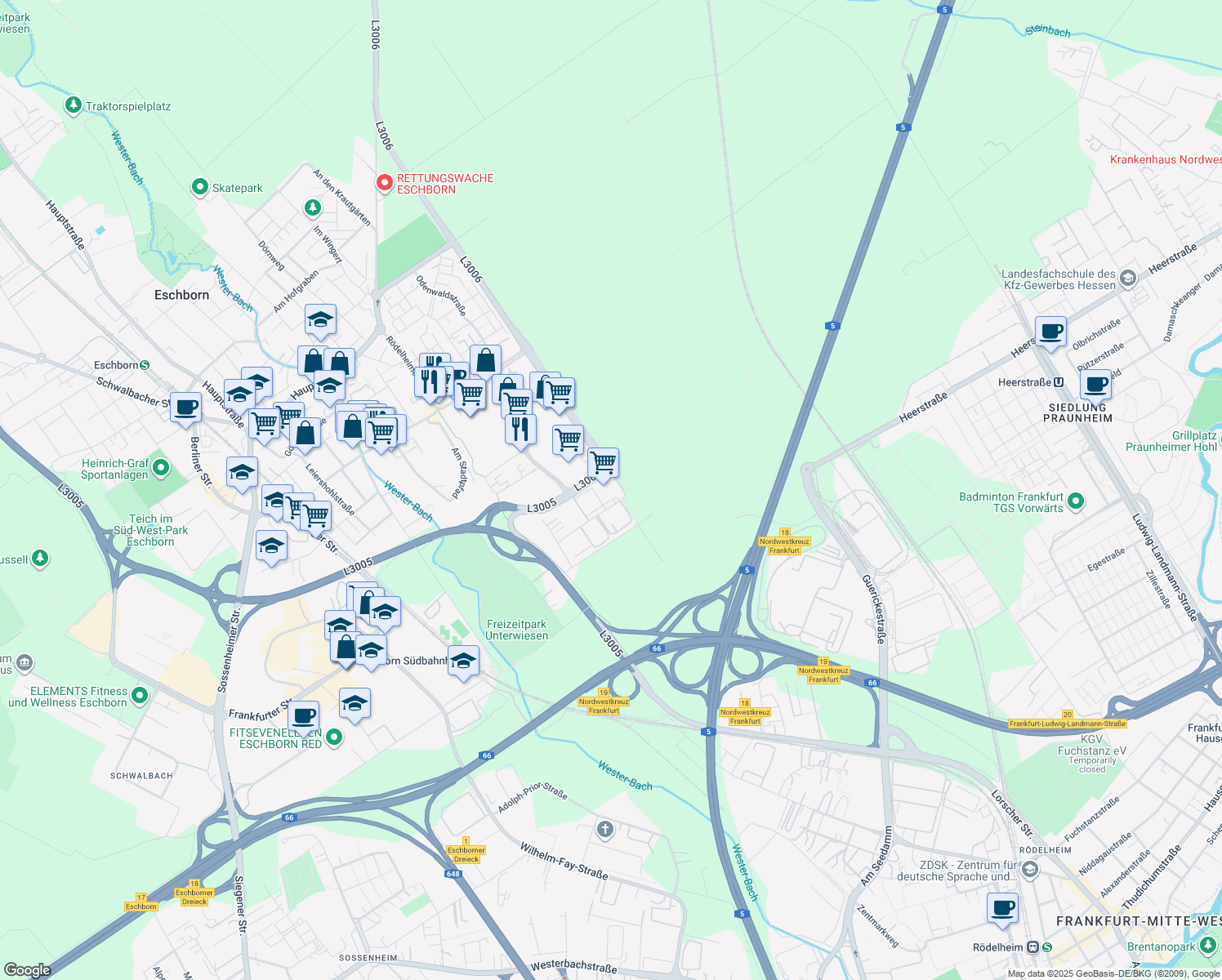 1 Helfmann-Park, Eschborn HE - Walk Score