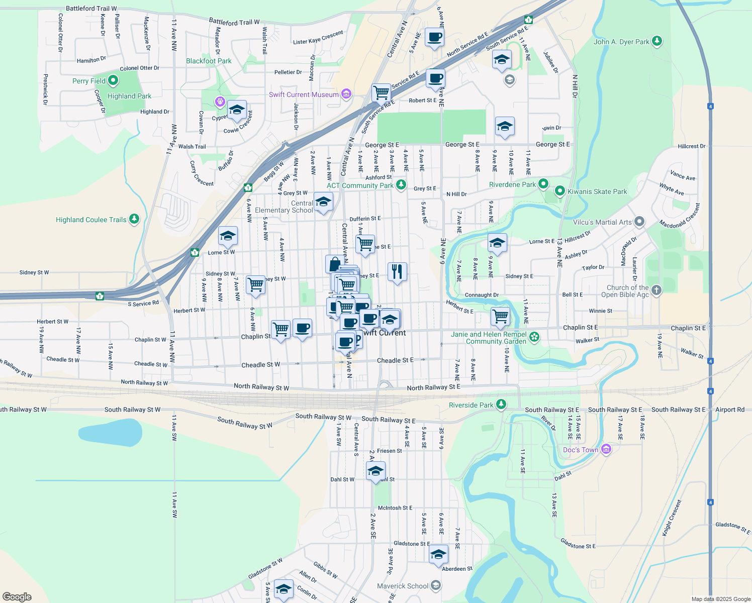 133 Herbert Street East, Swift Current SK - Walk Score
