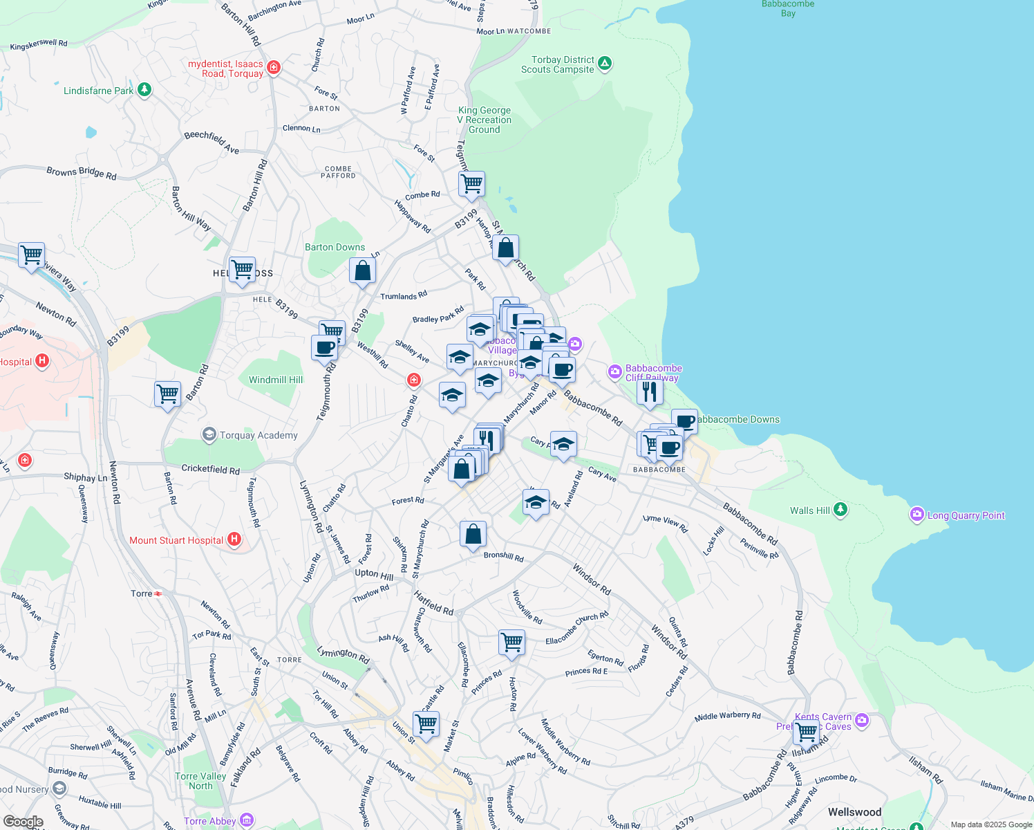 Saint Marychurch Road, Torbay England - Walk Score