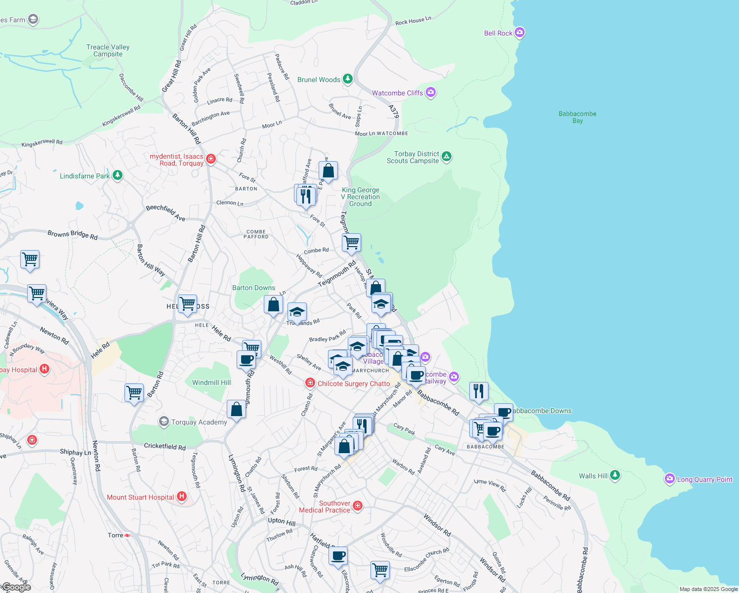 Hartop Road, Torbay England - Walk Score