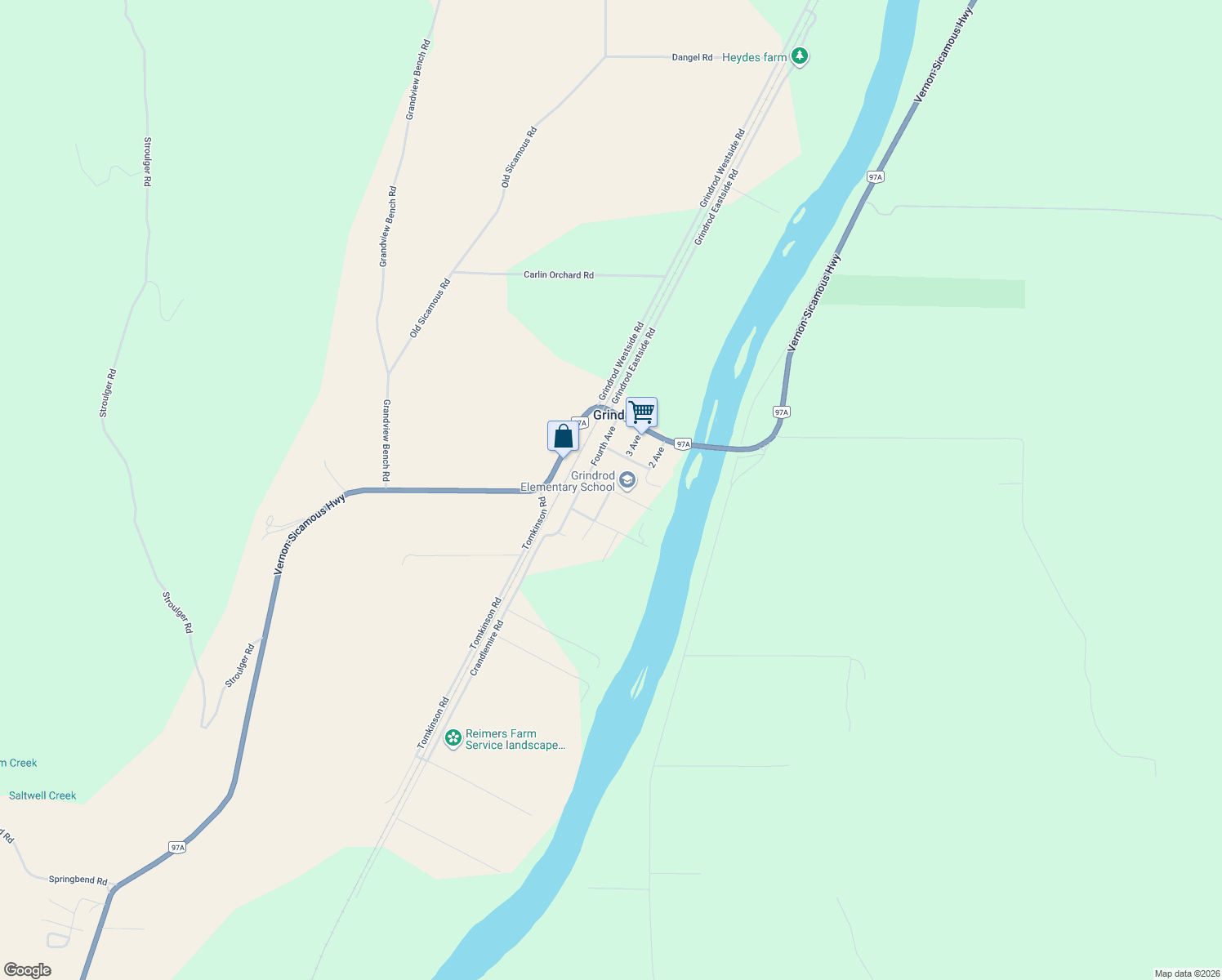 Carlin Street, Grindrod BC - Walk Score