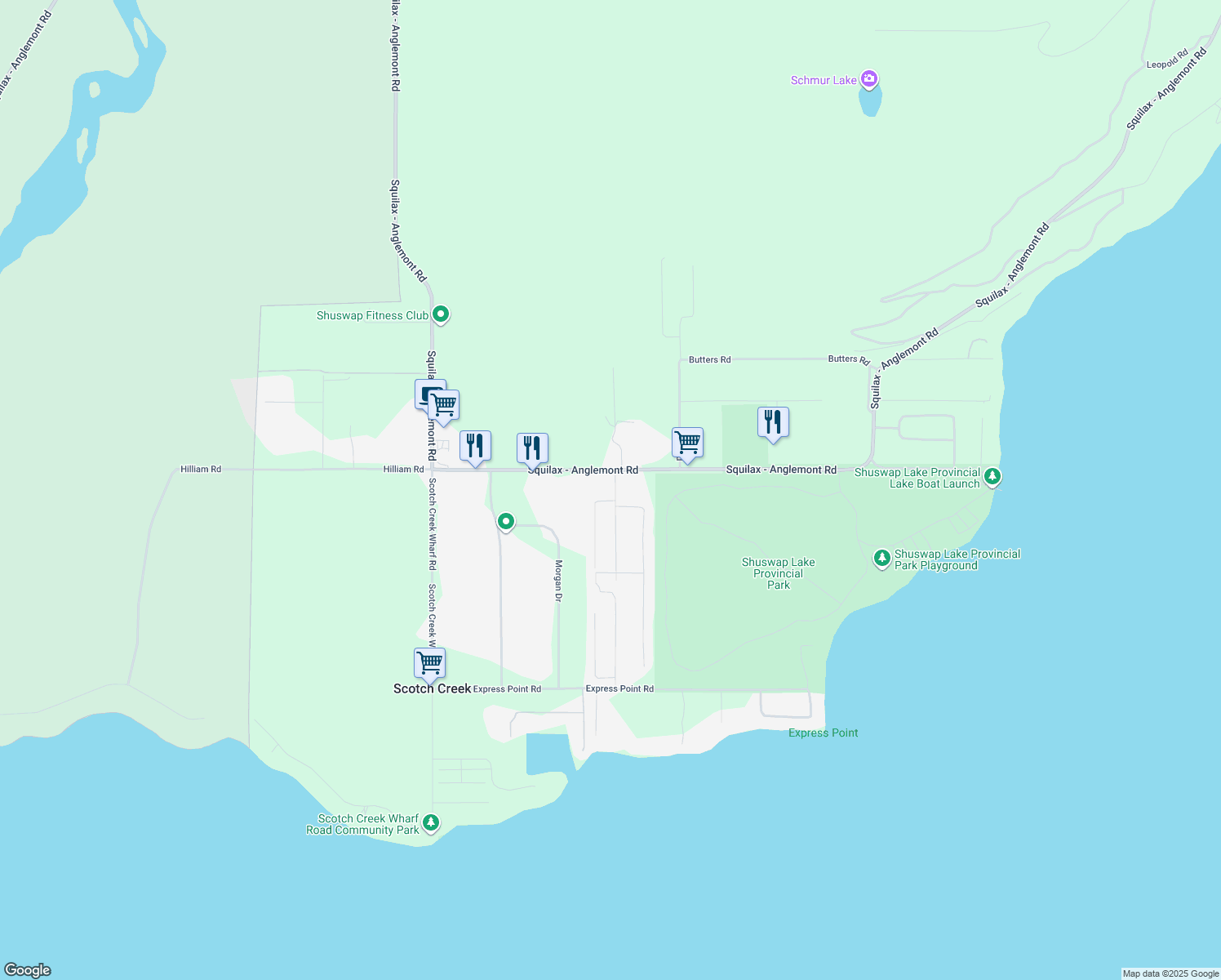 3980 Squilax-Anglemont Road, Scotch Creek BC - Walk Score