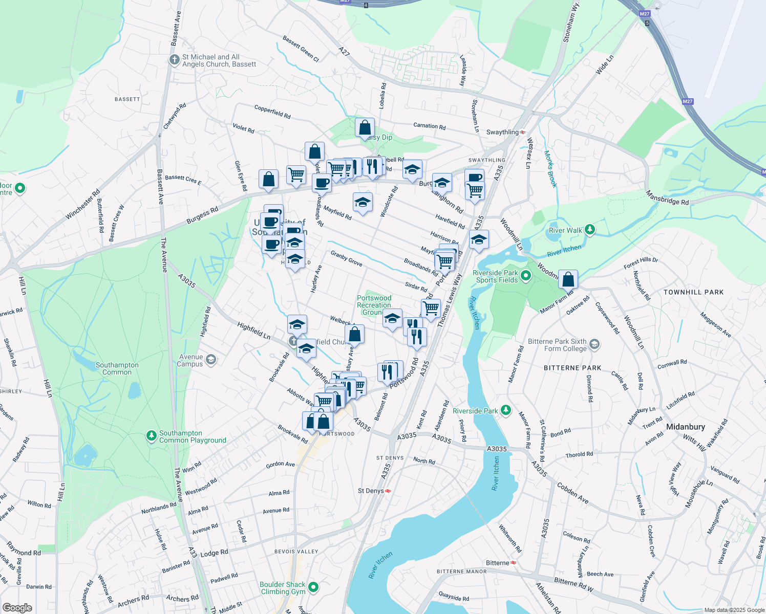 Brickfield Road, Southampton England - Walk Score