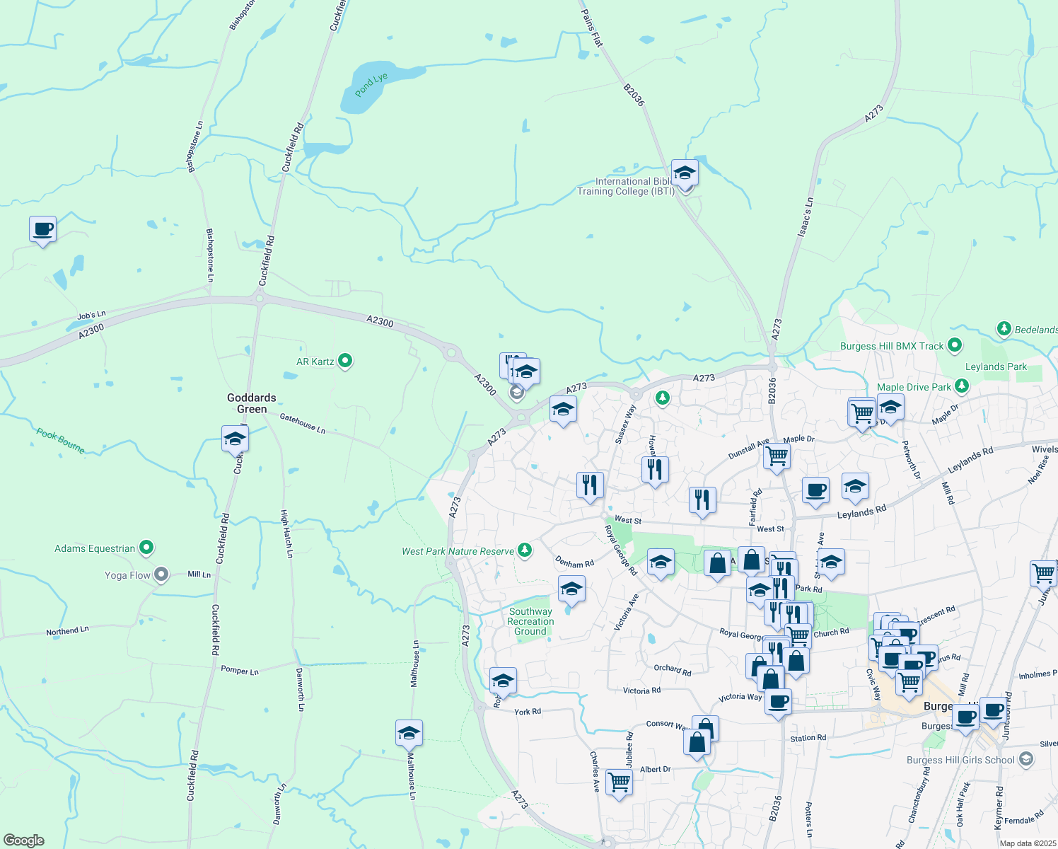 A location in Burgess Hill - Walk Score