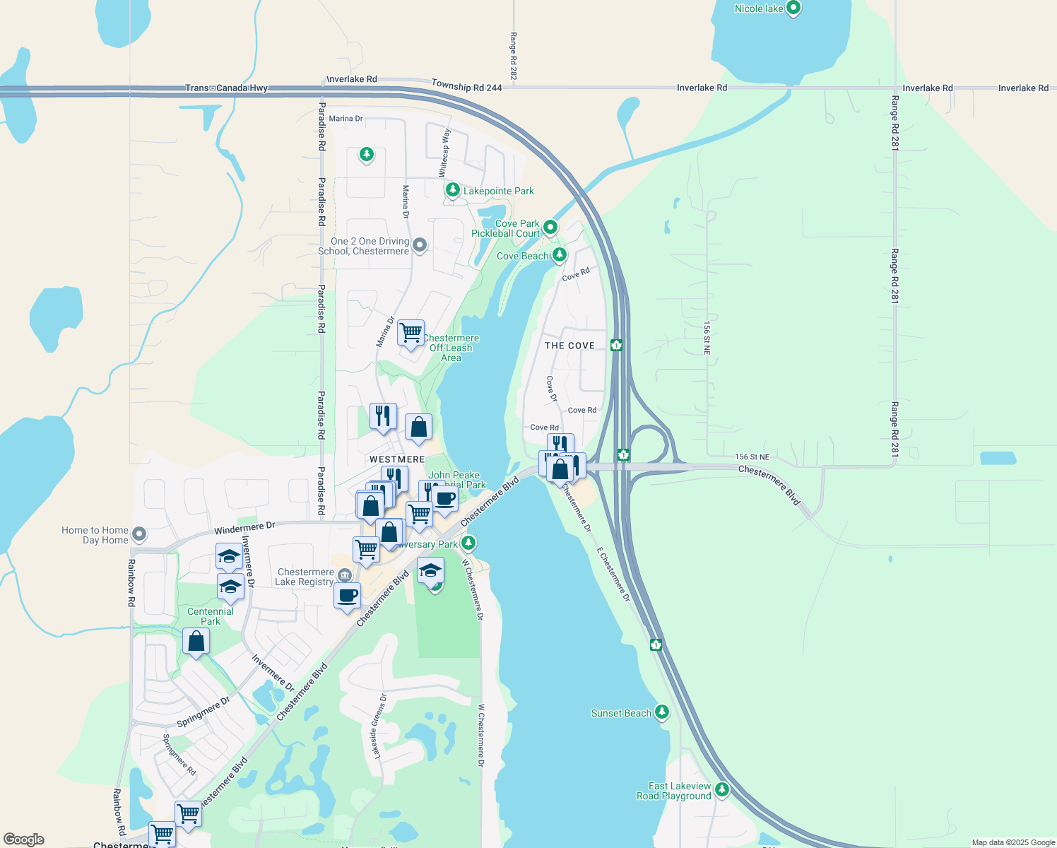 116 Cove Road, Chestermere AB - Walk Score