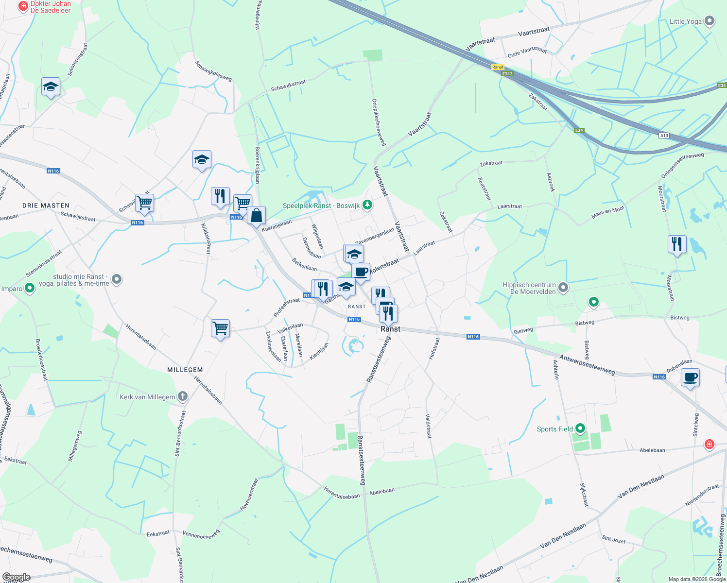 20 Lievevrouwestraat, Ranst Vlaams Gewest - Walk Score