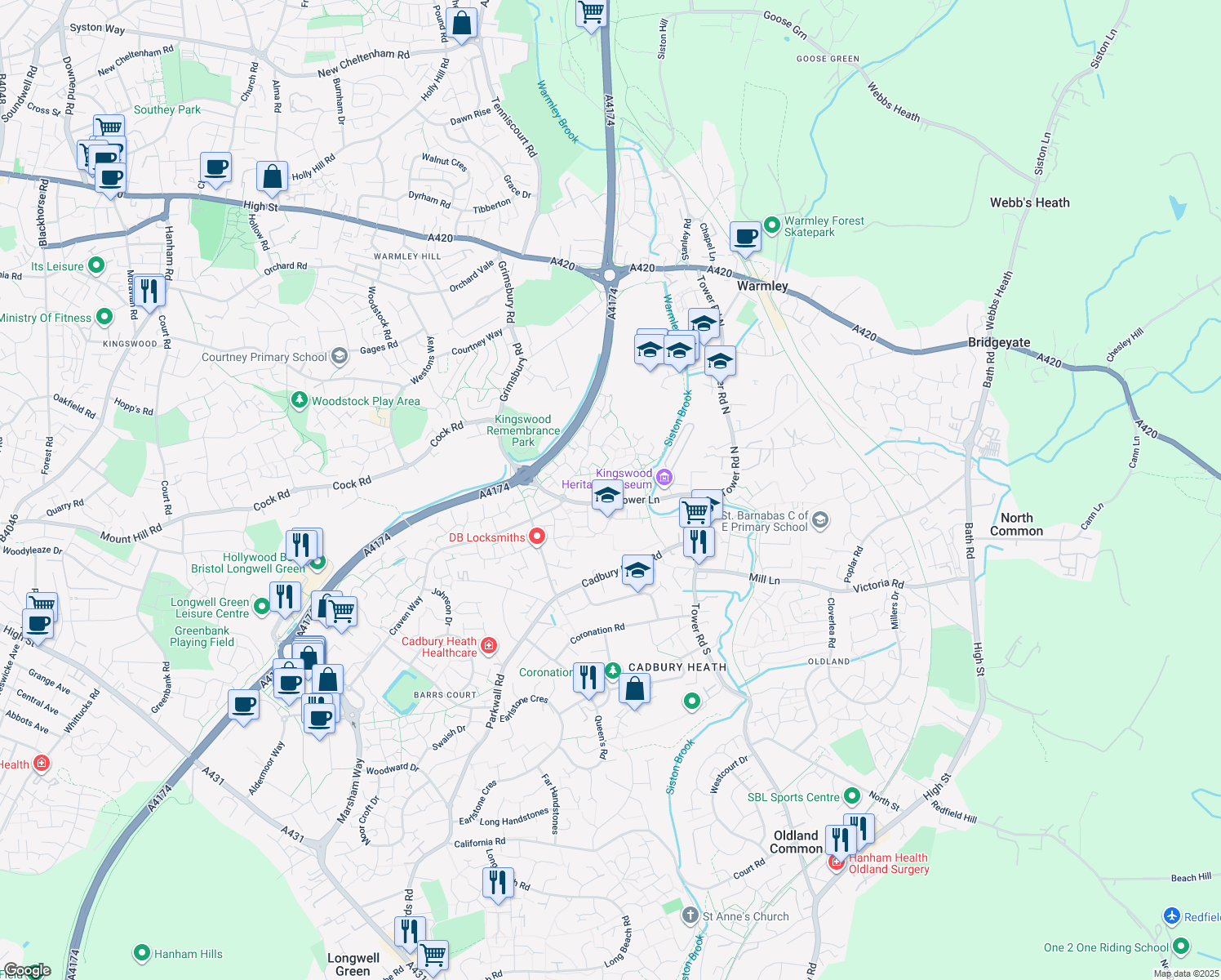 Troon Drive, Warmley England - Walk Score