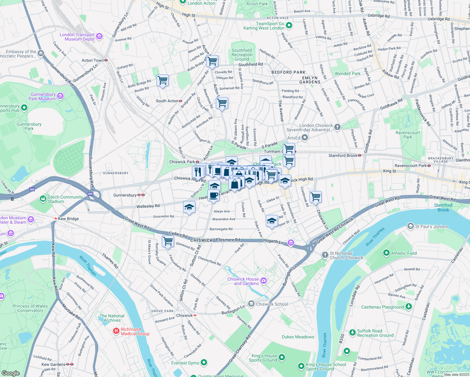 277-279 Chiswick High Road, Greater London England - Walk Score
